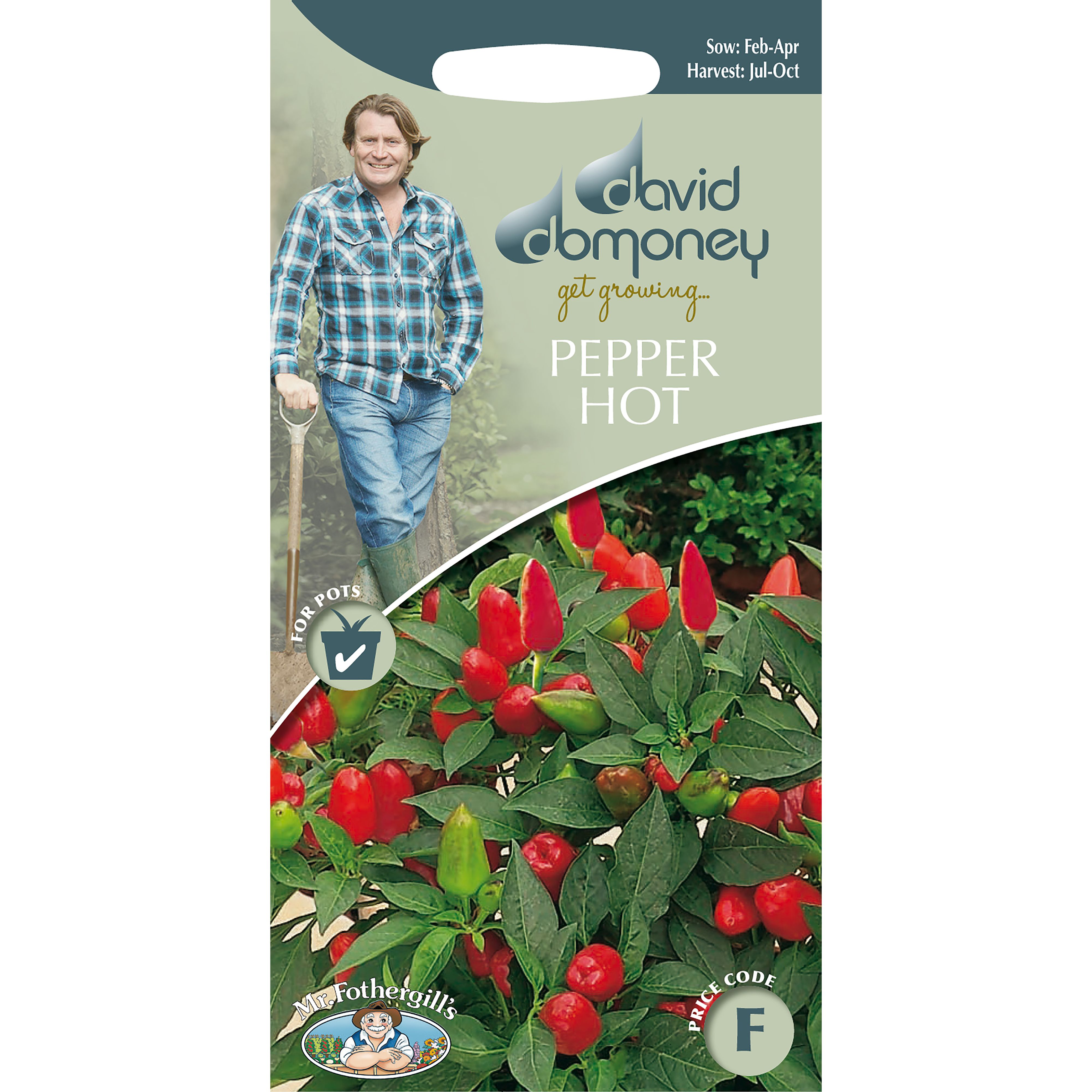 Mr FothergillsDavid Domoney (Hot) Prairie Fire Pepper Seeds | DIY at B&Q