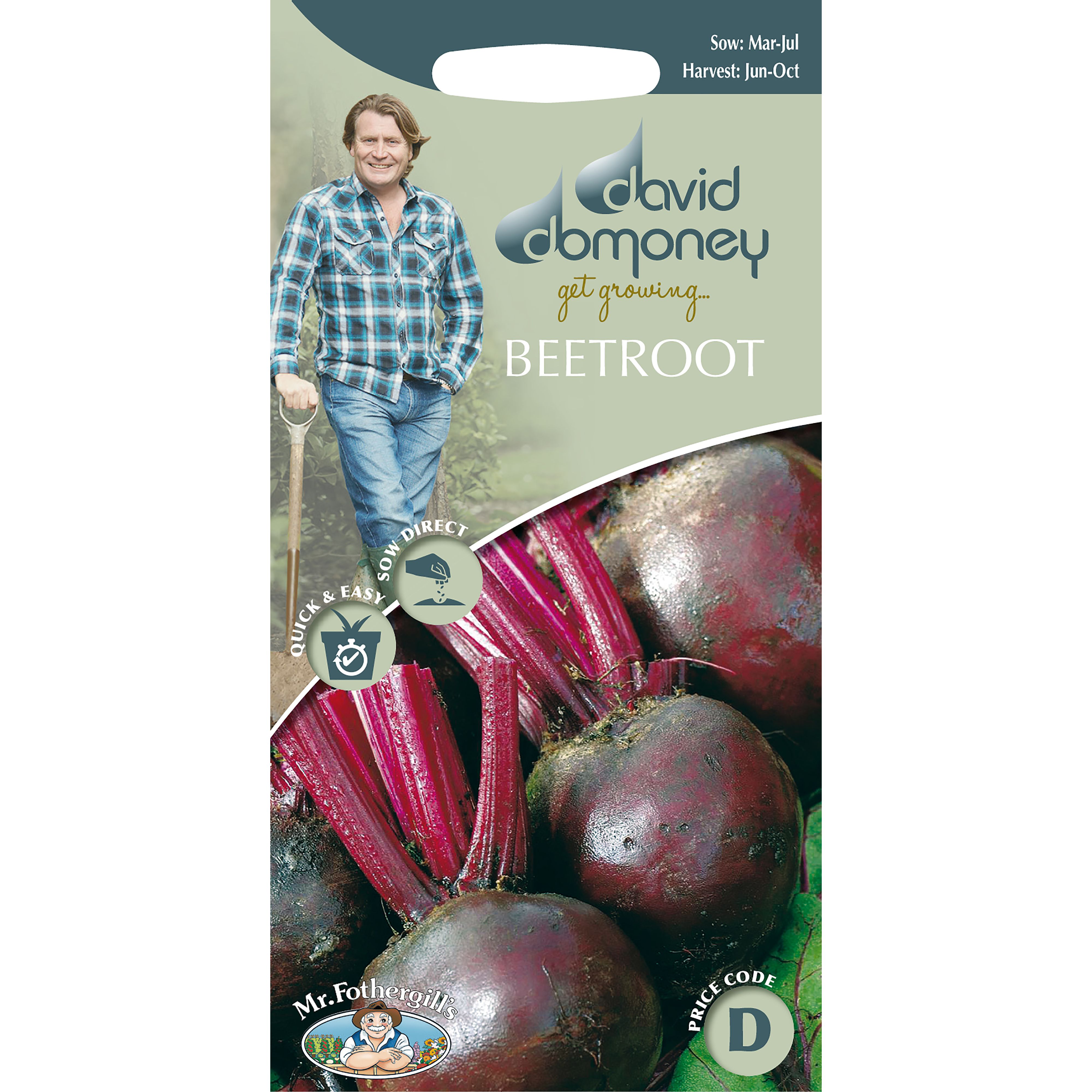 Mr FothergillsDavid Domoney Moneta Beetroot Seeds | DIY at B&Q
