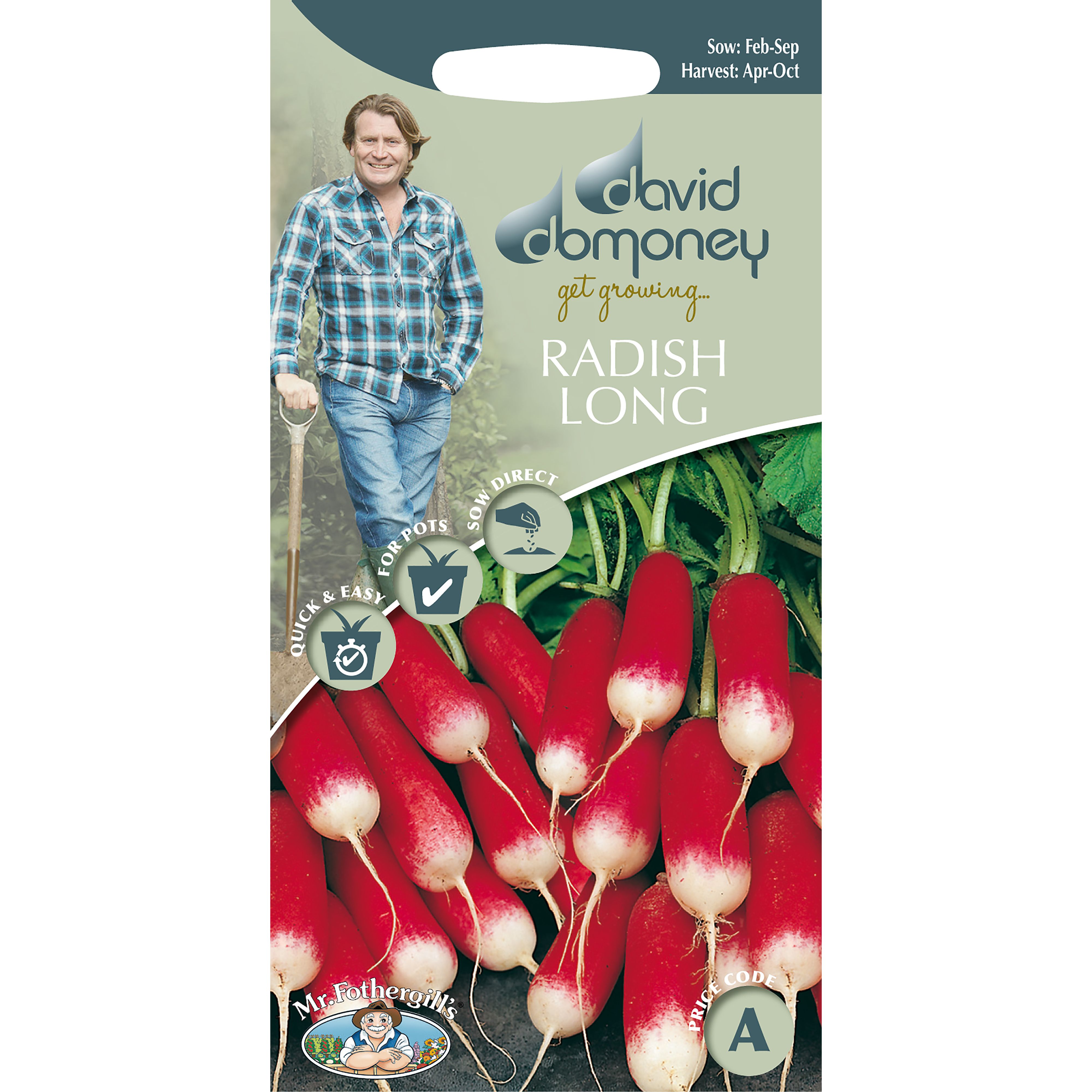 Mr FothergillsDavid Domoney Nelson Radish Seeds