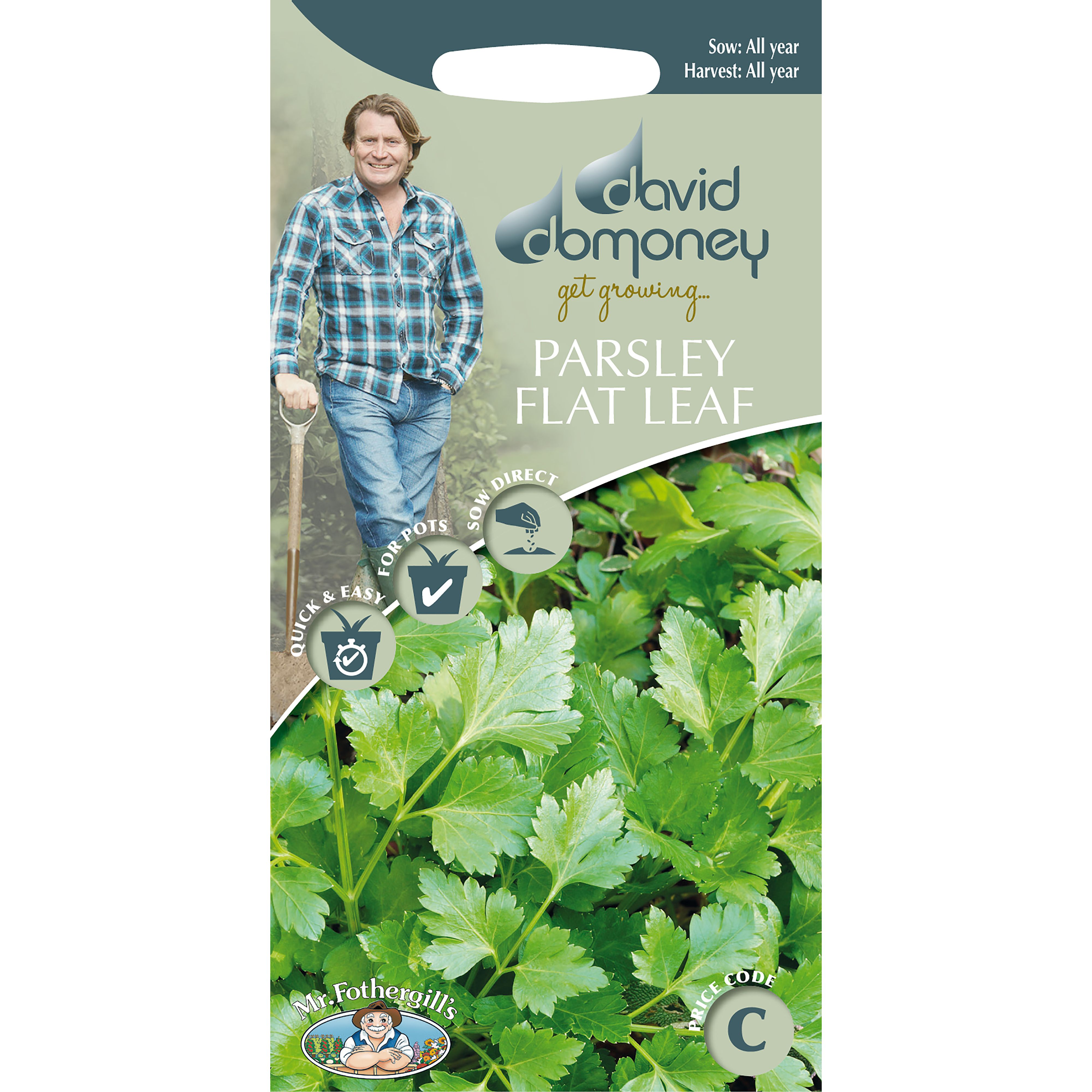 Mr FothergillsDavid Domoney Plain Leaved 2 Parsley Seeds | DIY at B&Q