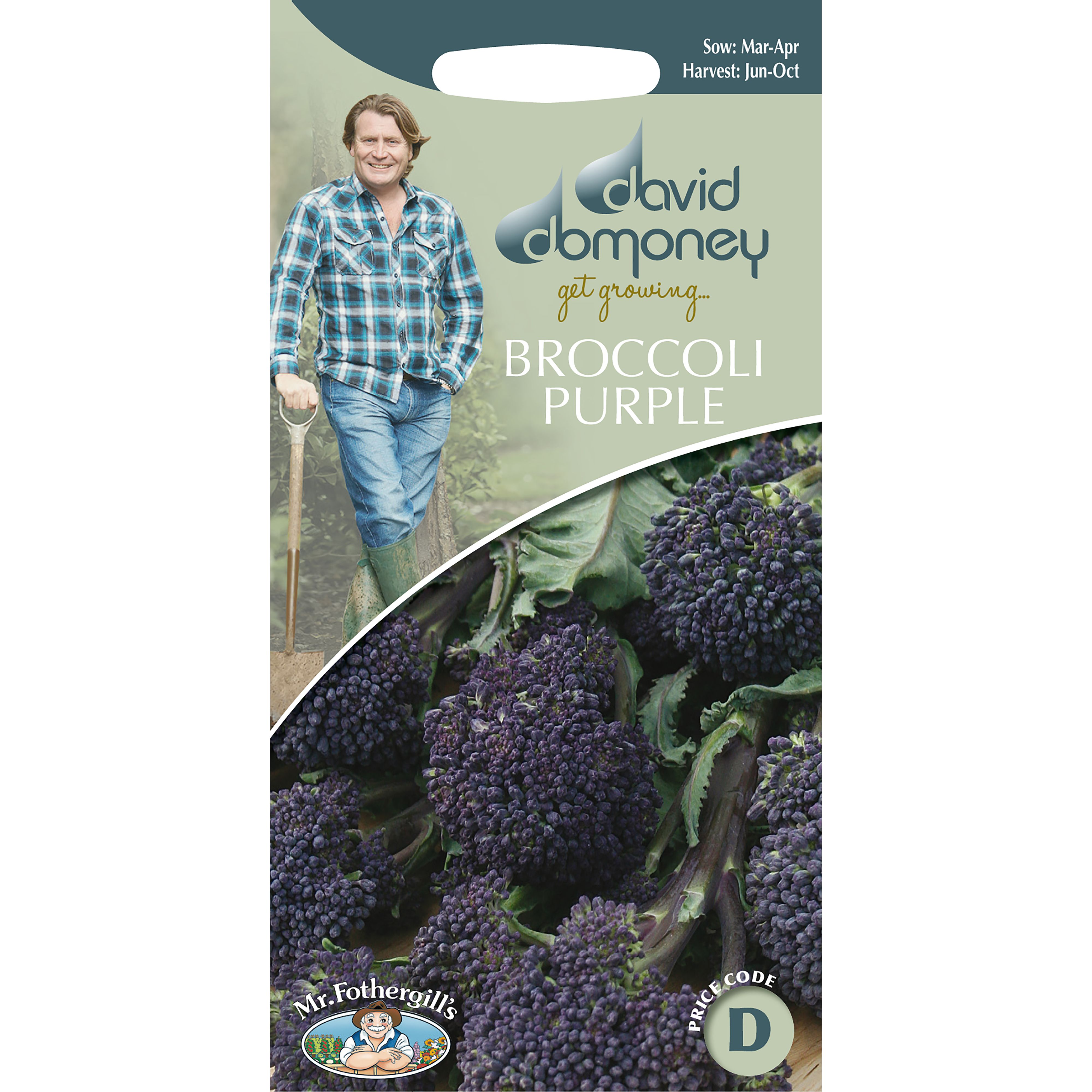 Mr FothergillsDavid Domoney (Sprouting) Summer Purple Broccoli Seeds