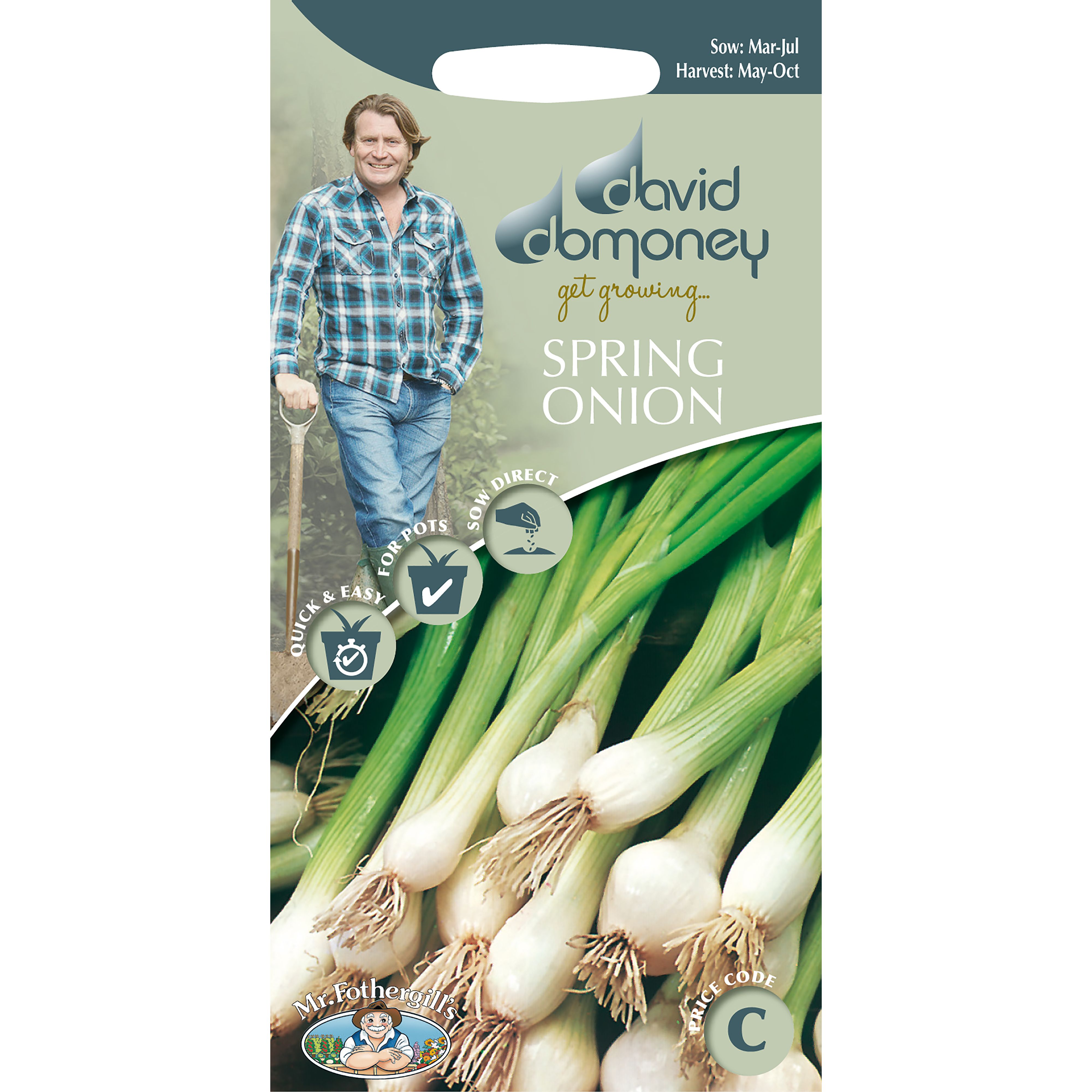 Mr FothergillsDavid Domoney White Lisbon Spring onion Spring onion ...