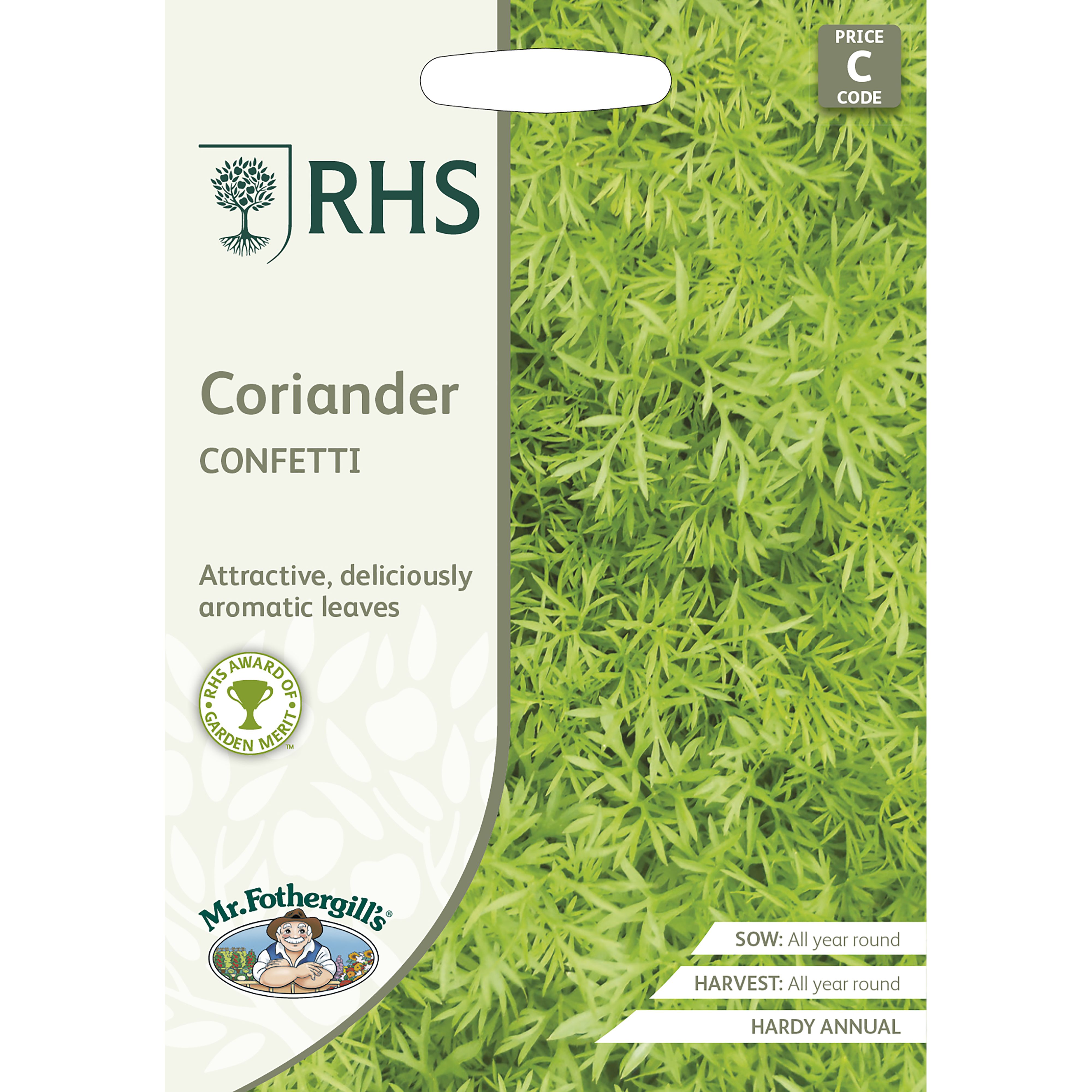 Mr FothergillsRHS Confetti Coriander Seeds | DIY at B&Q