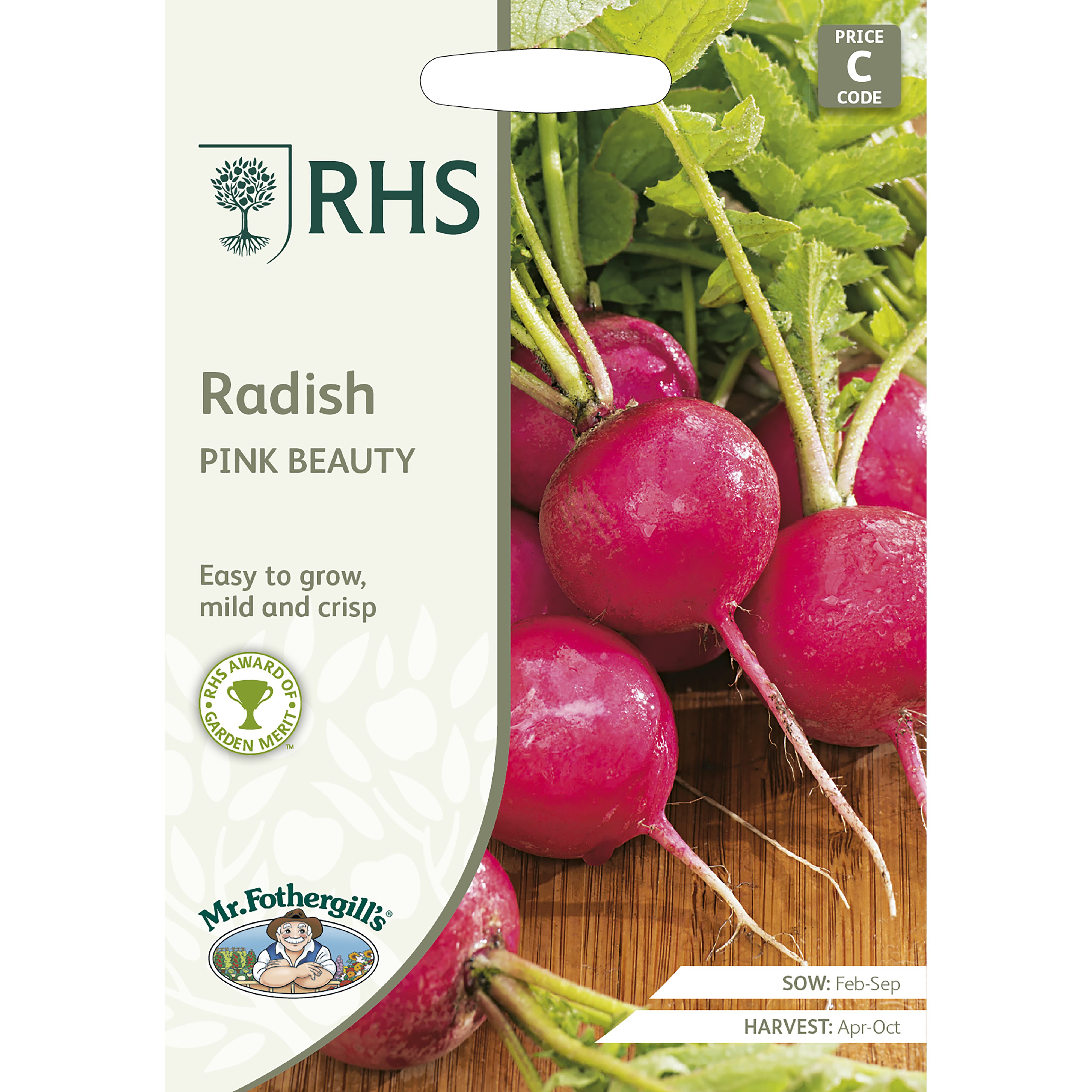 Mr FothergillsRHS Pink Beauty Radish Seeds | DIY at B&Q