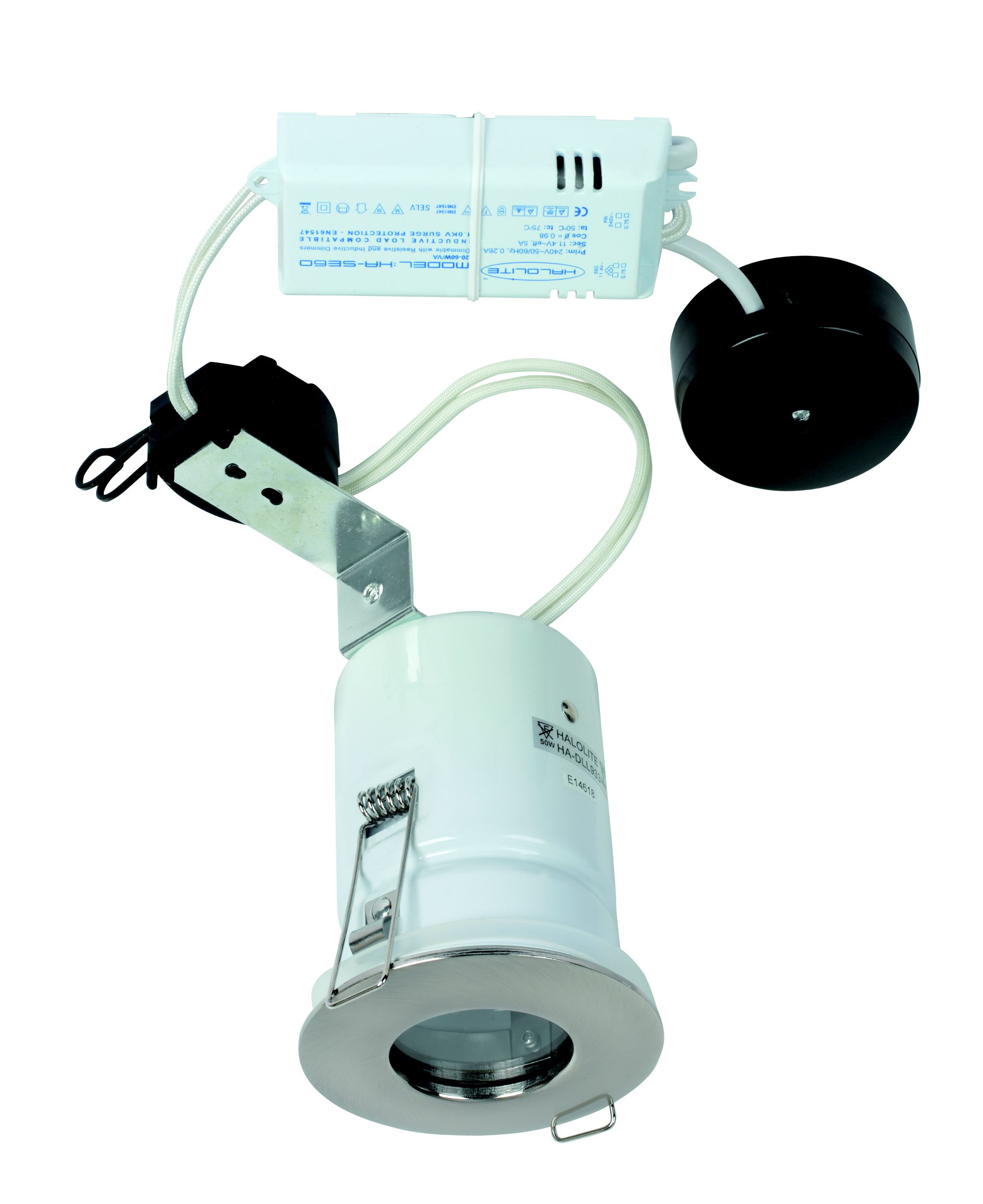 MR16 CST IP65 FIRE-RTD DWNLIGHT KIT STN