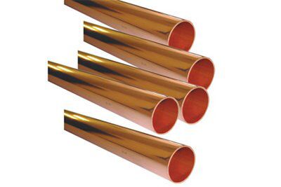 Mueller Copper Compression Tube (L)2m (Dia)22mm, Pack of 10 | DIY at B&Q