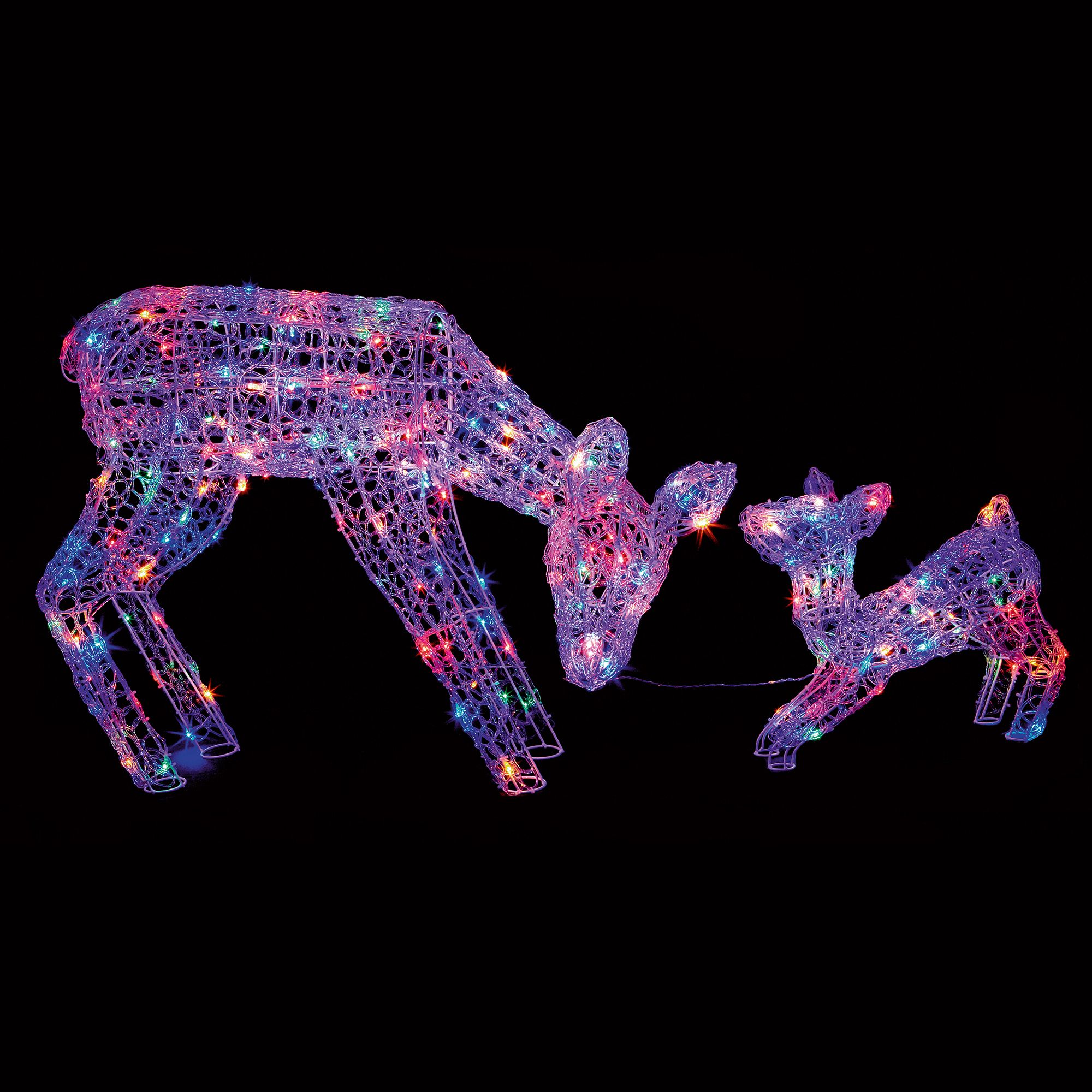 Multicolour Deer LED Electrical christmas decoration | DIY at B&Q