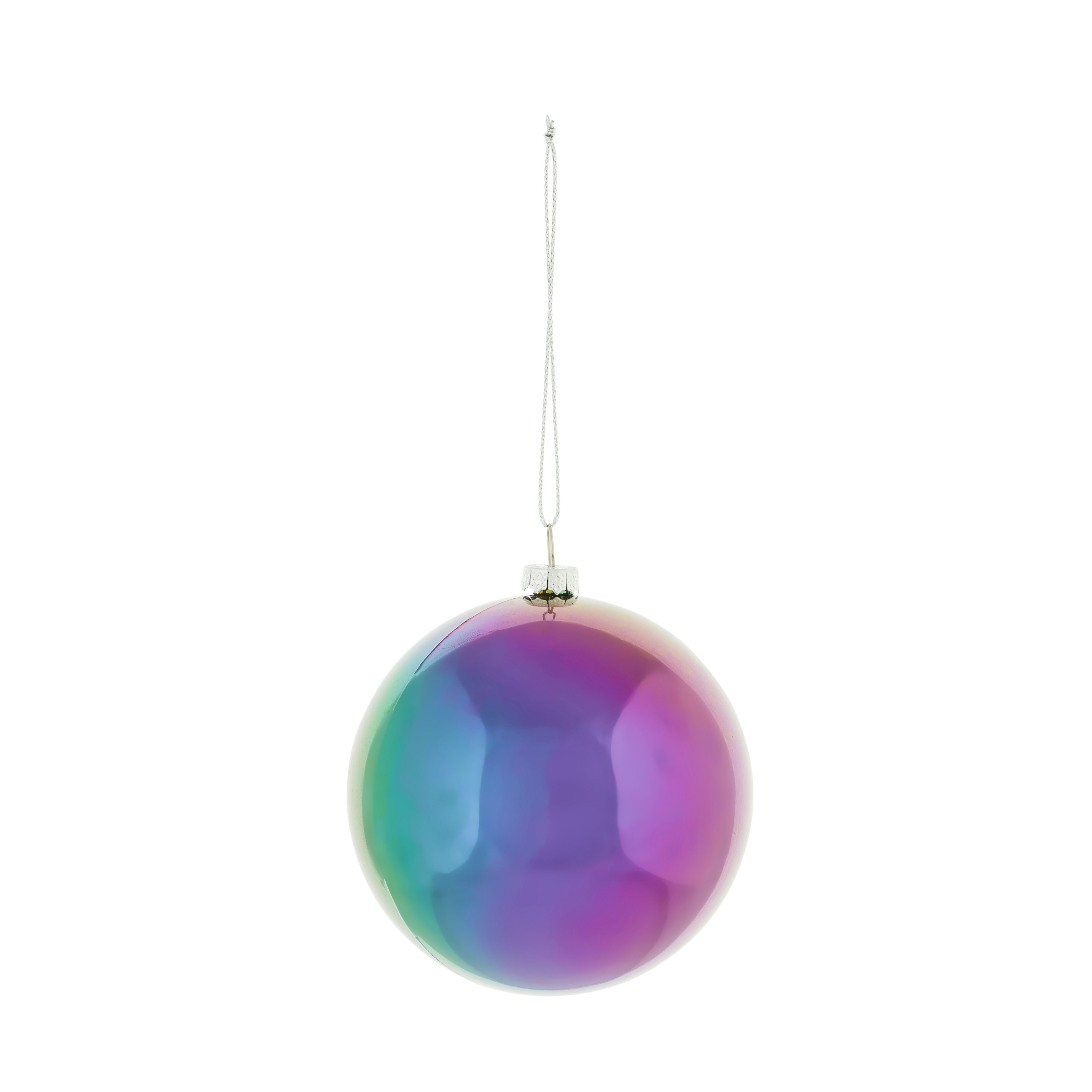 Multicolour Plastic Bauble | DIY at B&Q