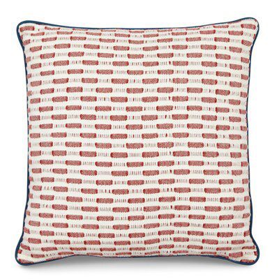 Multicolour Striped Woven effect Cushion, (L)3cm x (W)43cm