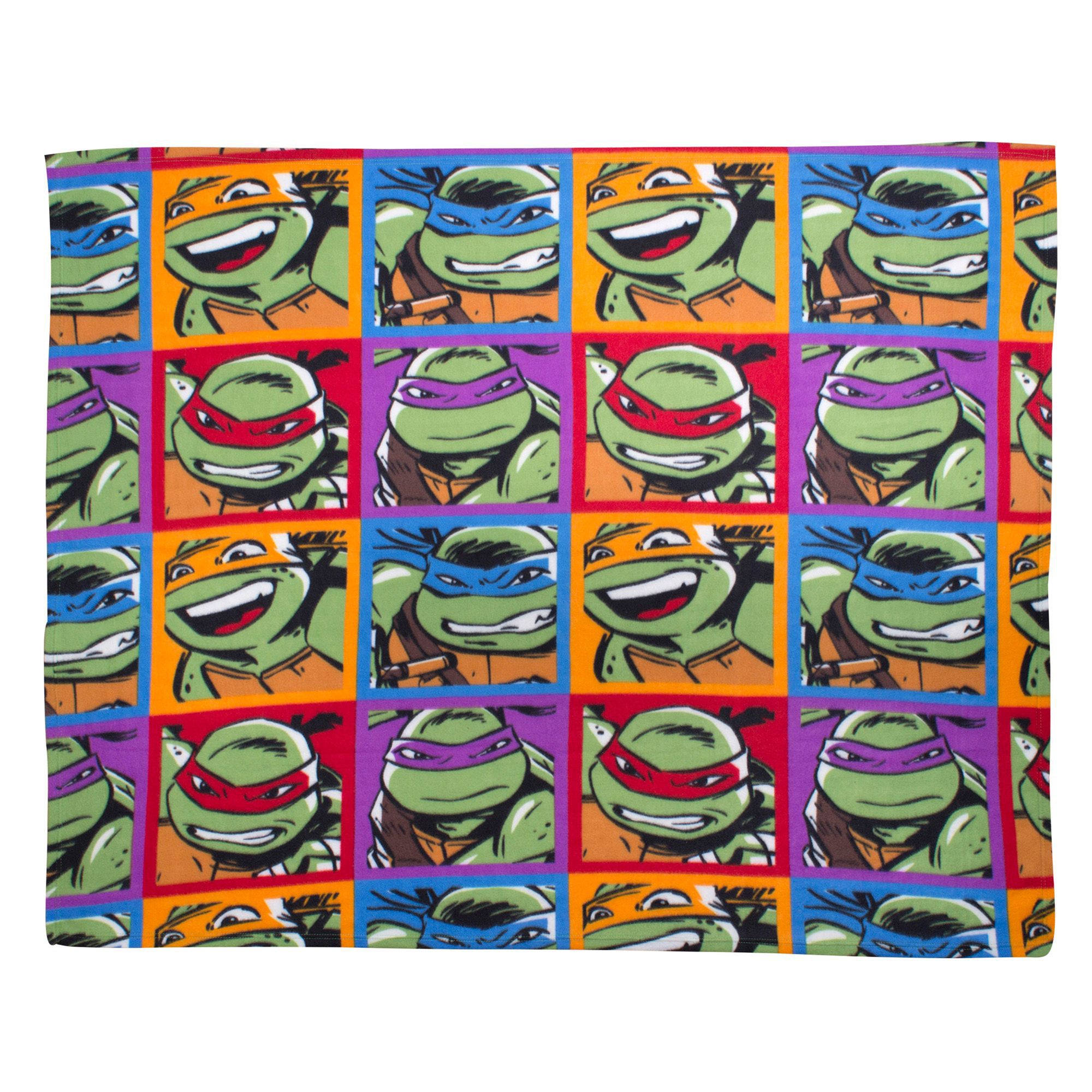 Multicolour Teenage Mutant Ninja Turtles Fleece Blanket | DIY at B&Q