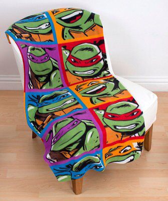 Multicolour Teenage Mutant Ninja Turtles Fleece Blanket