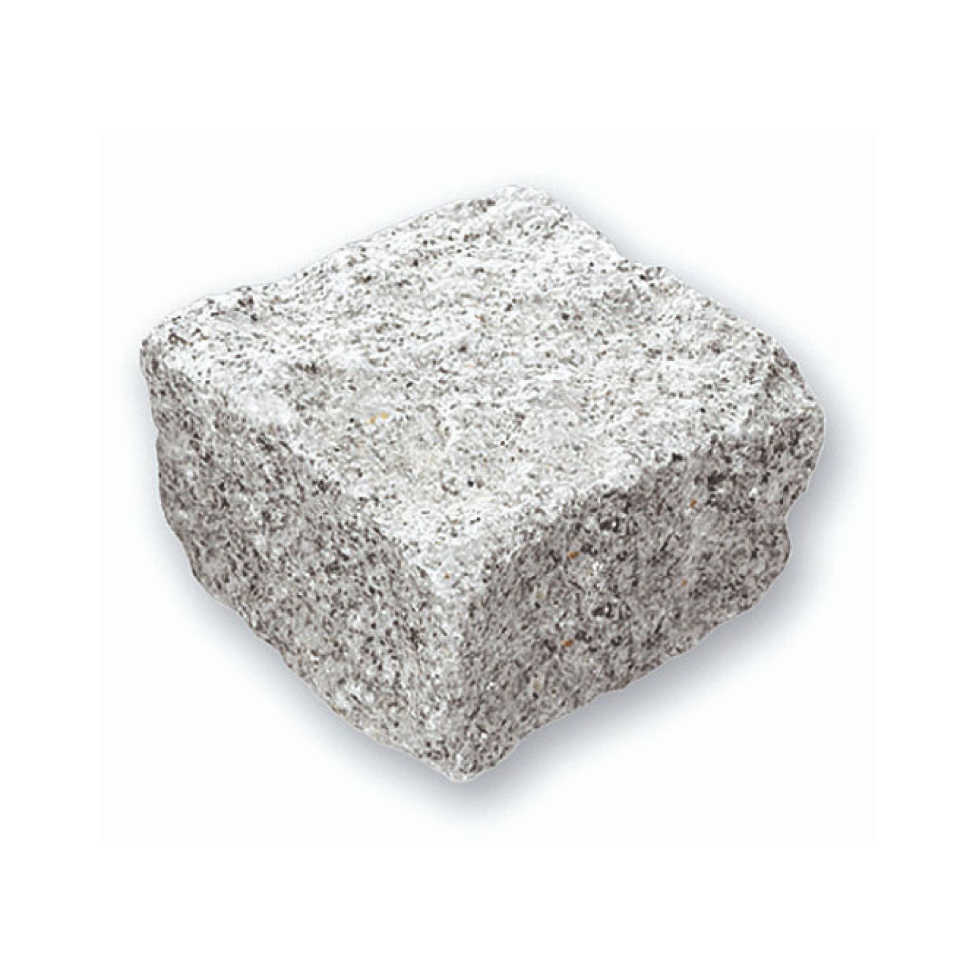 Natural granite Silver grey Granite Sett (L)100mm (W)100mm, Pack of 900 ...