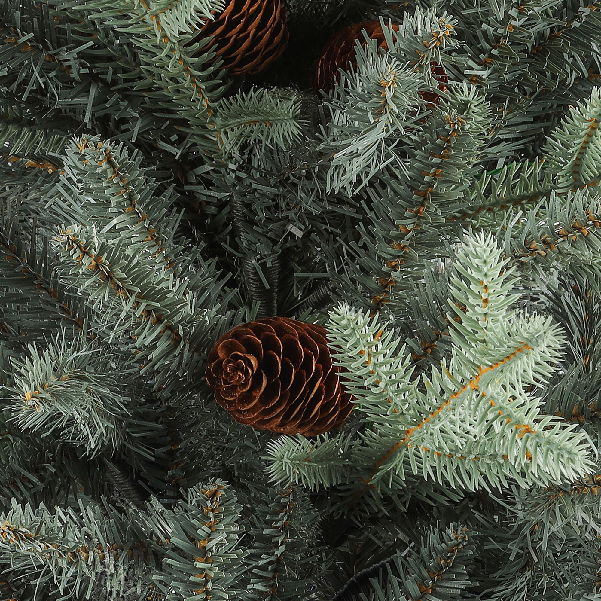 Natural looking Pinecone Green Full Artificial Christmas tree