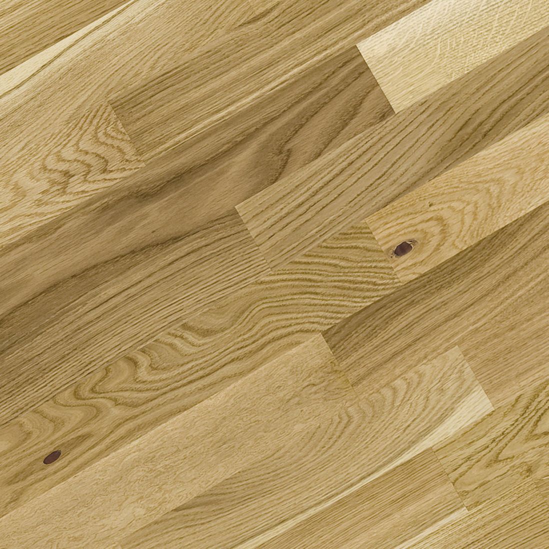 Natural Oak effect Real wood top layer flooring, 2.03m² Pack | DIY at B&Q