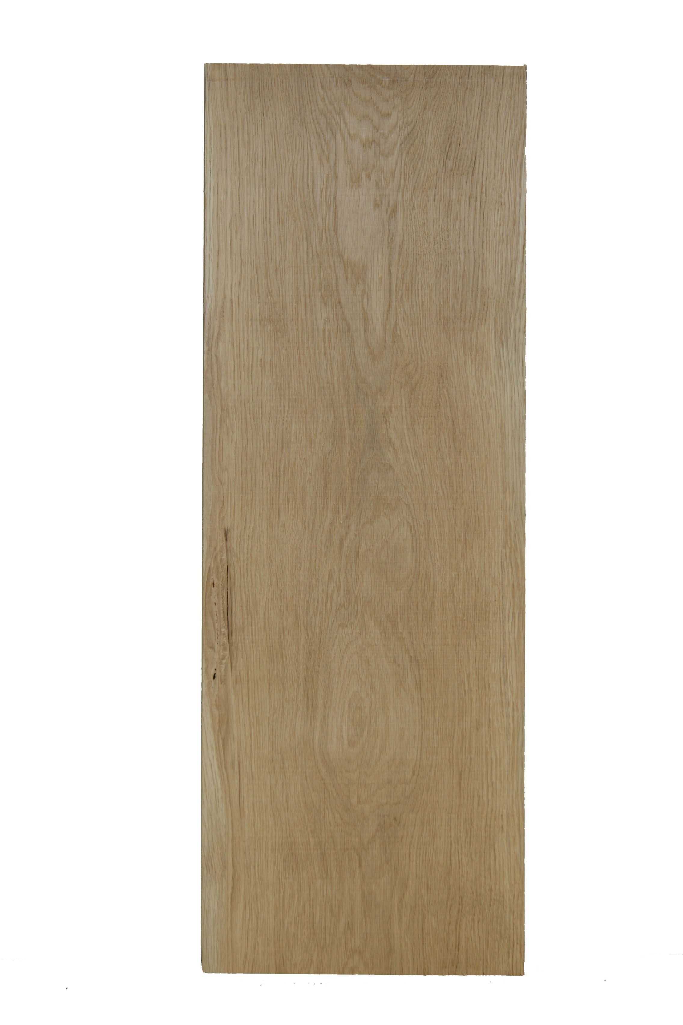 Natural Square edge Oak Furniture board, (L)0.9m (W)300mm (W)200mm ...