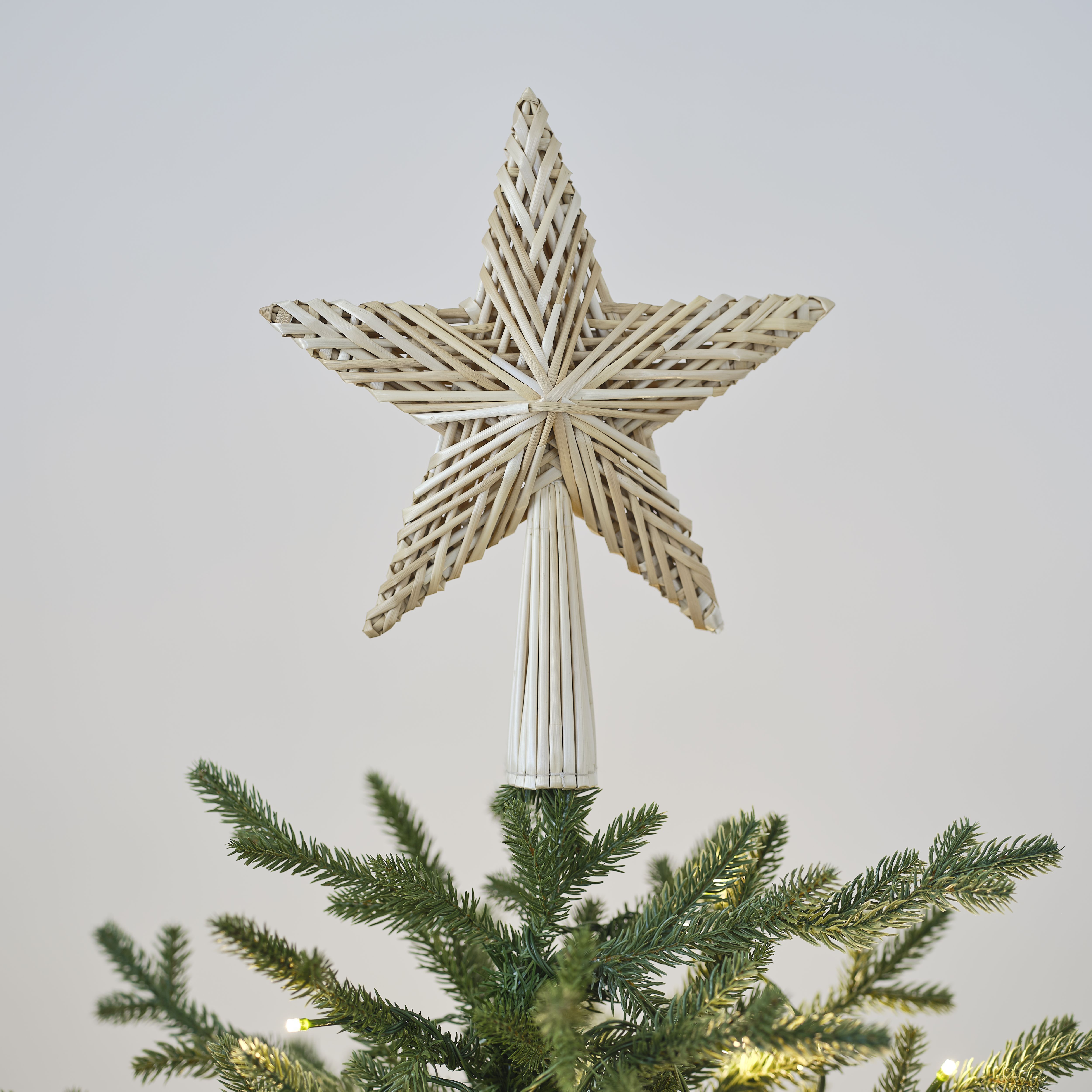 Natural Star Christmas tree topper