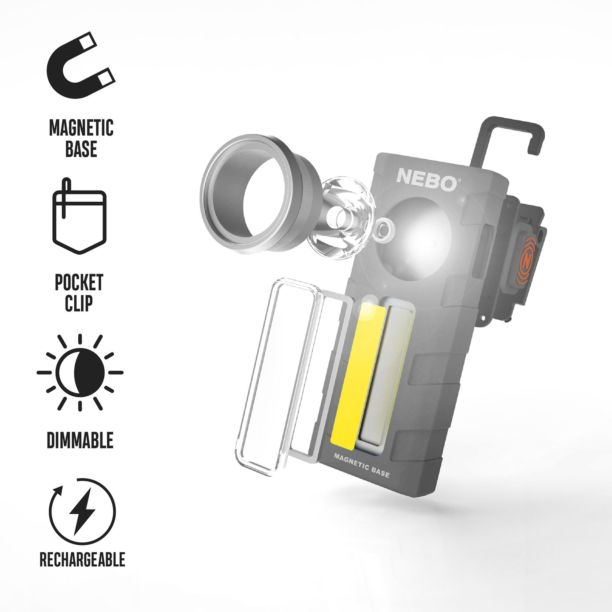 Nebo TiNO Cordless Integrated LED Work light