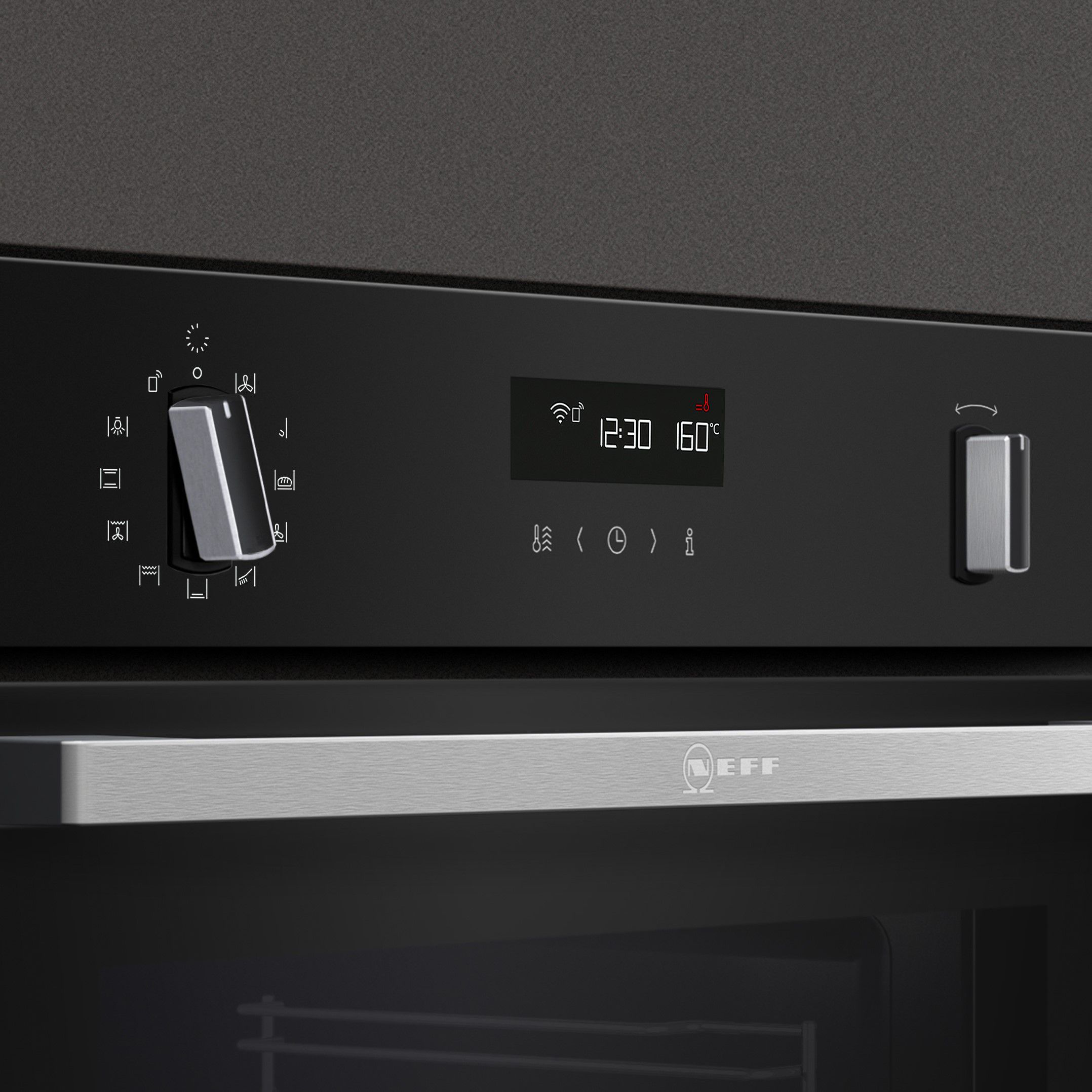 NEFF B6ACH7HH0B BUILT-IN SINGLE MULTI-FUNCTION ELECTRIC OVEN - BLACK
