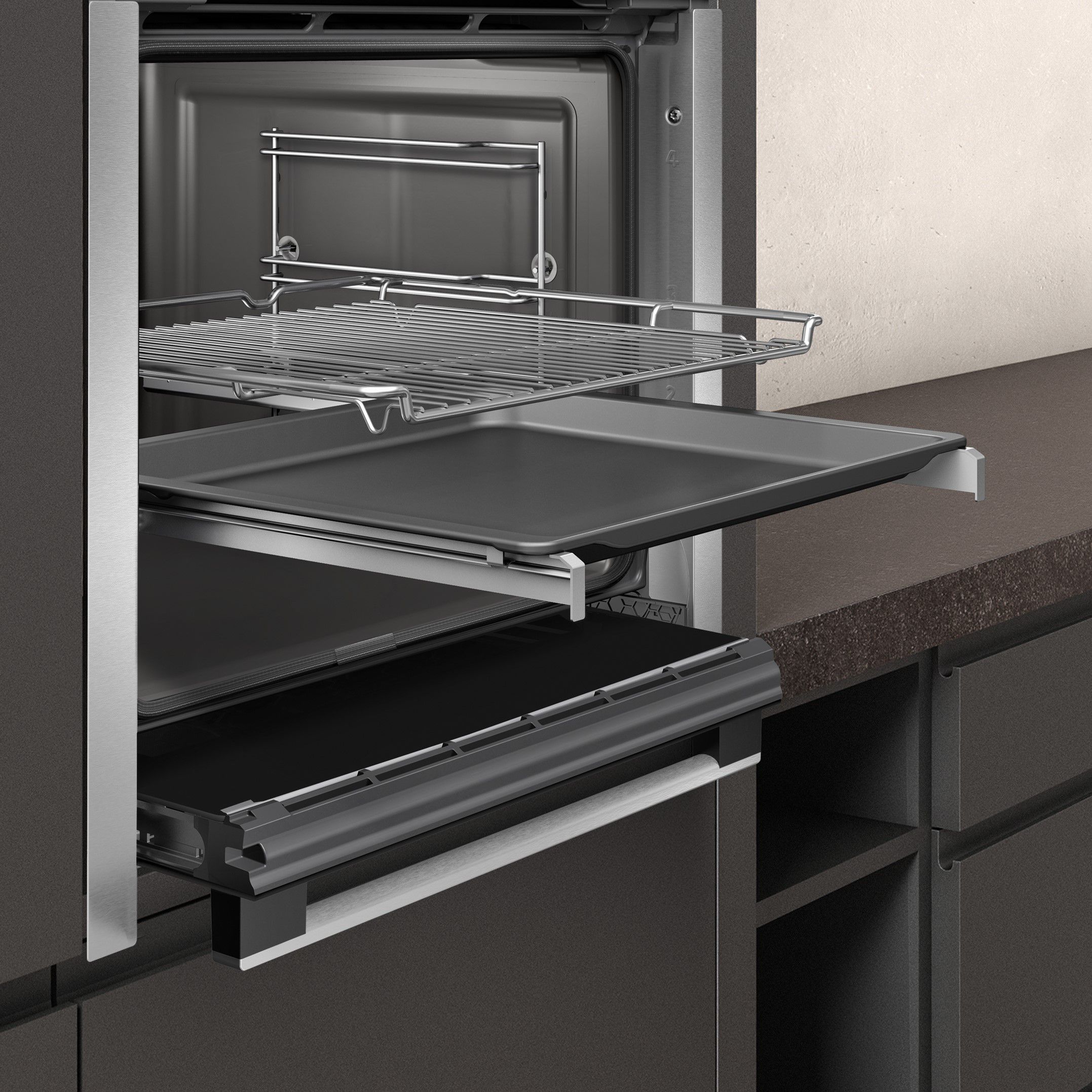 NEFF B6ACH7HH0B BUILT-IN SINGLE MULTI-FUNCTION ELECTRIC OVEN - BLACK