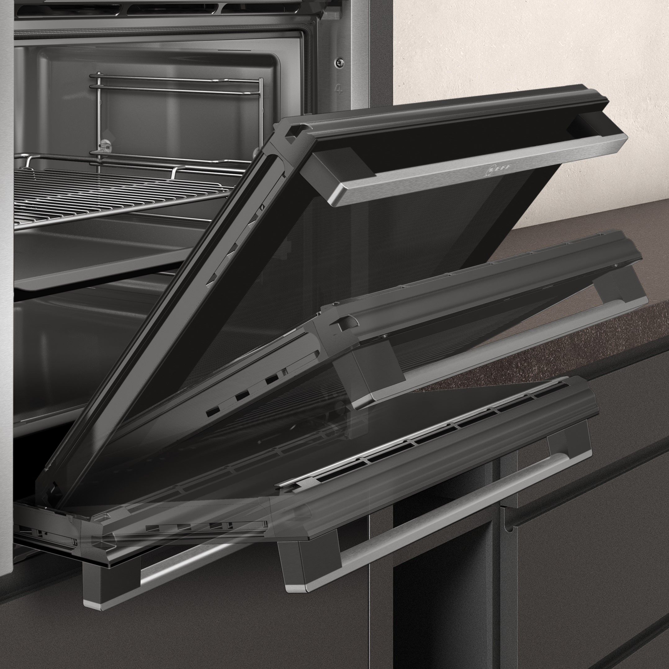 NEFF B6ACH7HH0B BUILT-IN SINGLE MULTI-FUNCTION ELECTRIC OVEN - BLACK