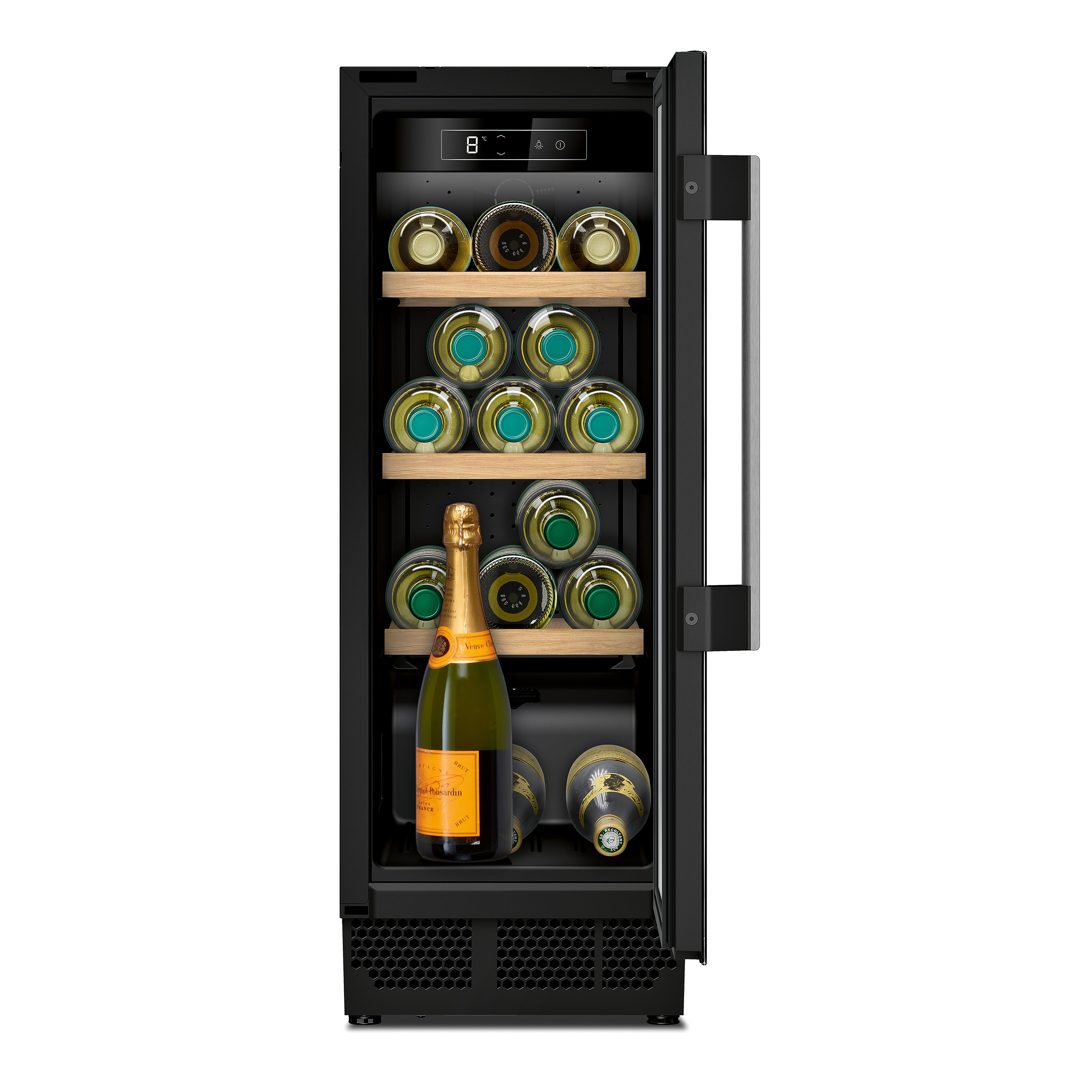 Neff KU9202HF0G Built-in Wine cooler - Gloss black | DIY at B&Q