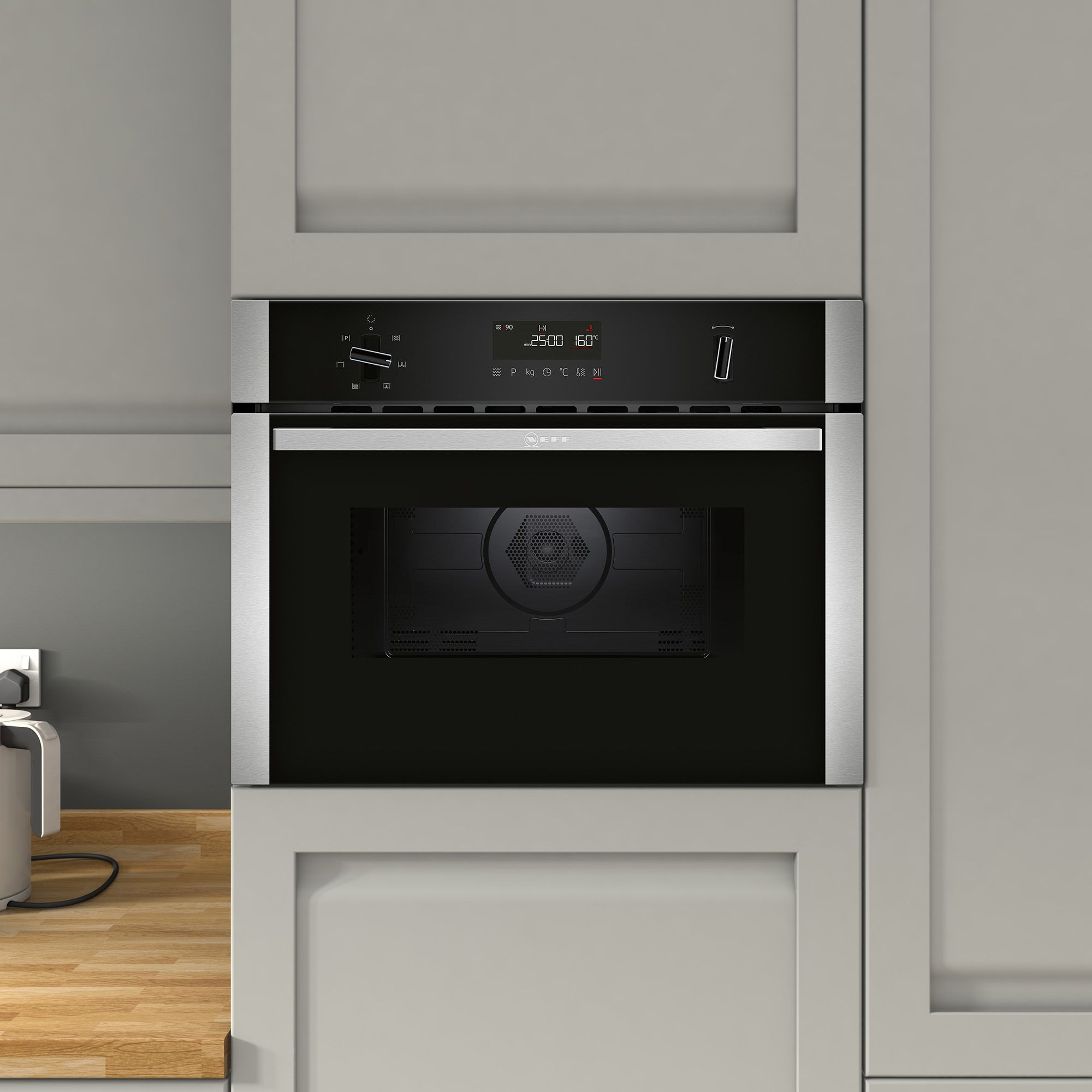 NEFF N50 C1AMG84N1B Built-in Compact Combination microwave - Stainless ...