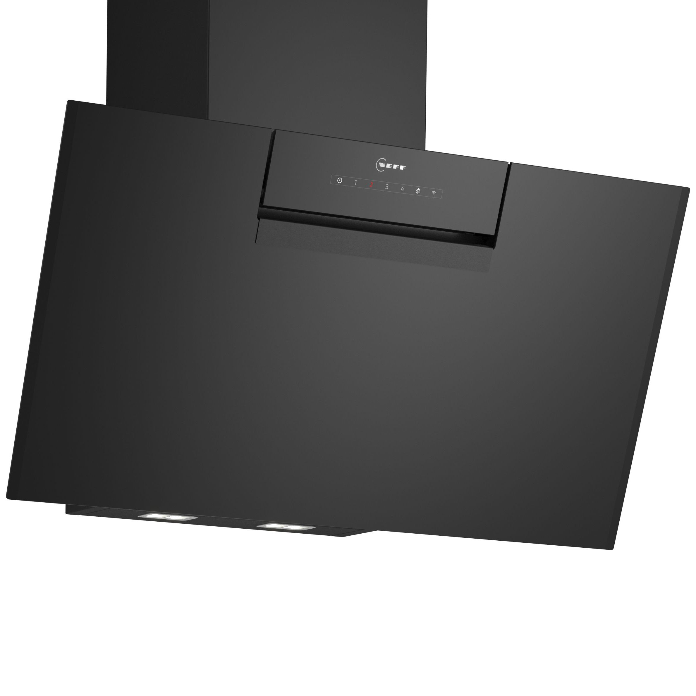 Buy NEFF N50 D85IFN1S0B Metal & plastic Angled Cooker hood (W)80cm ...