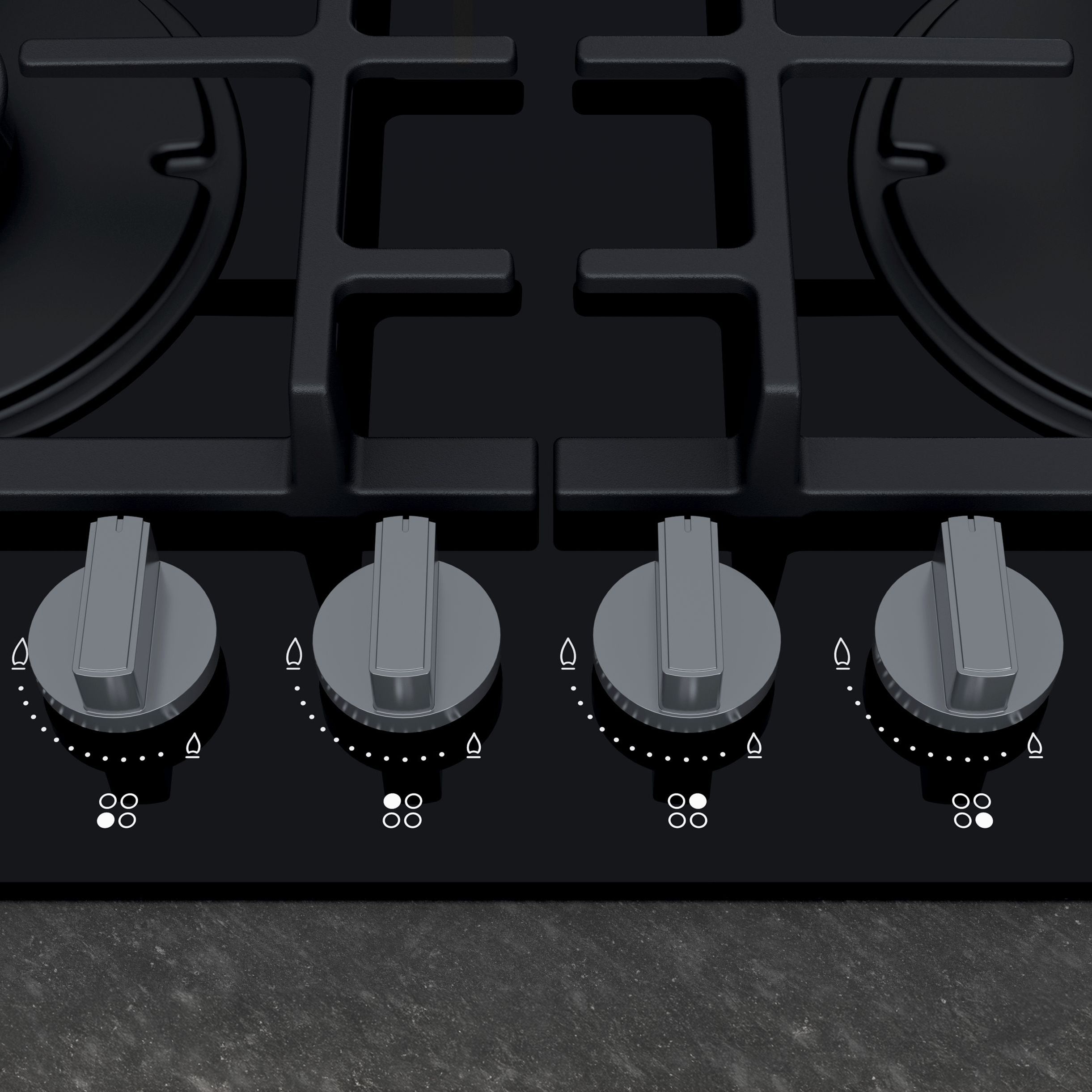 NEFF N50 T26CB49S0 59cm Gas Hob - Black