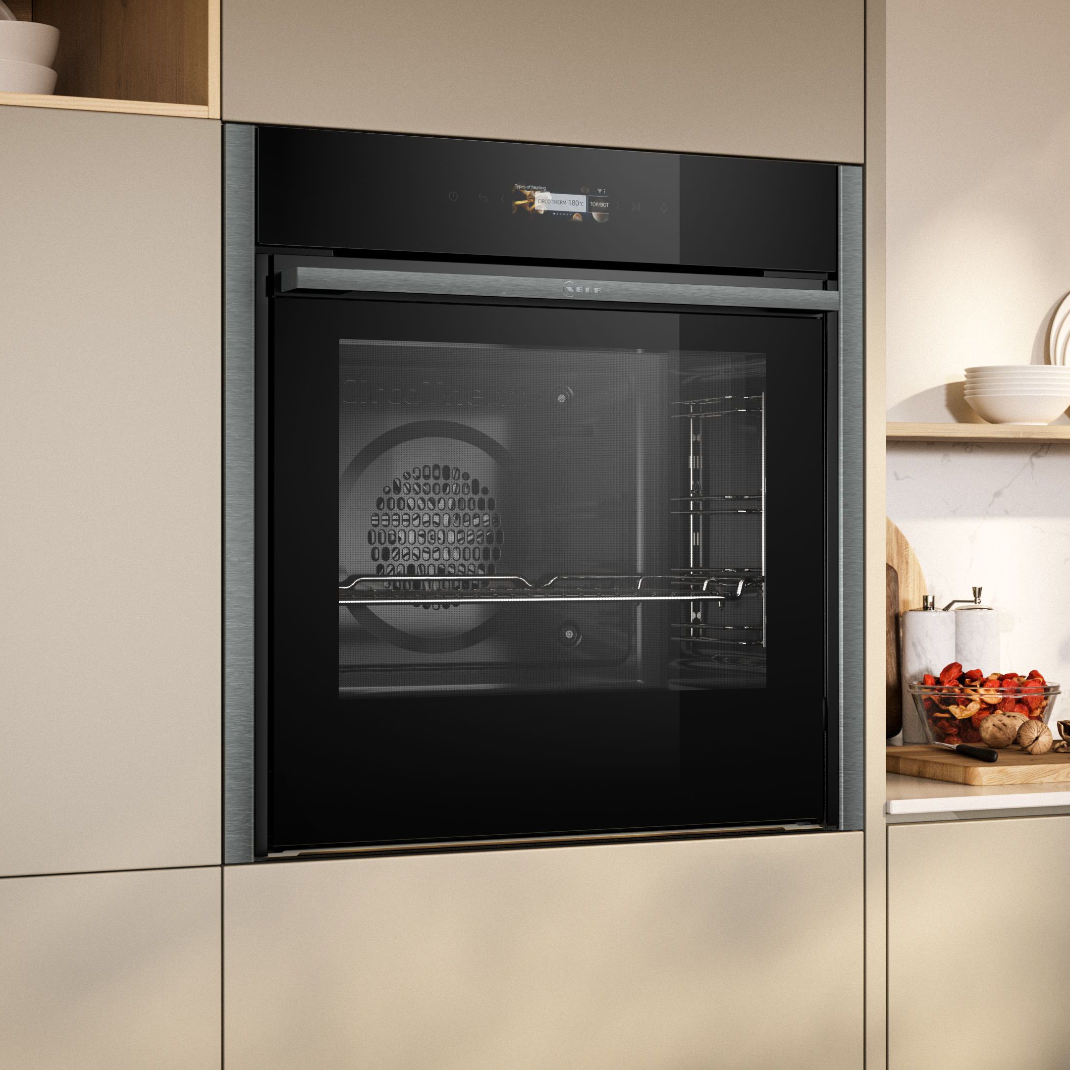 NEFF N70 B54CR71G0B Built-in Single Multi-function Electric Oven ...