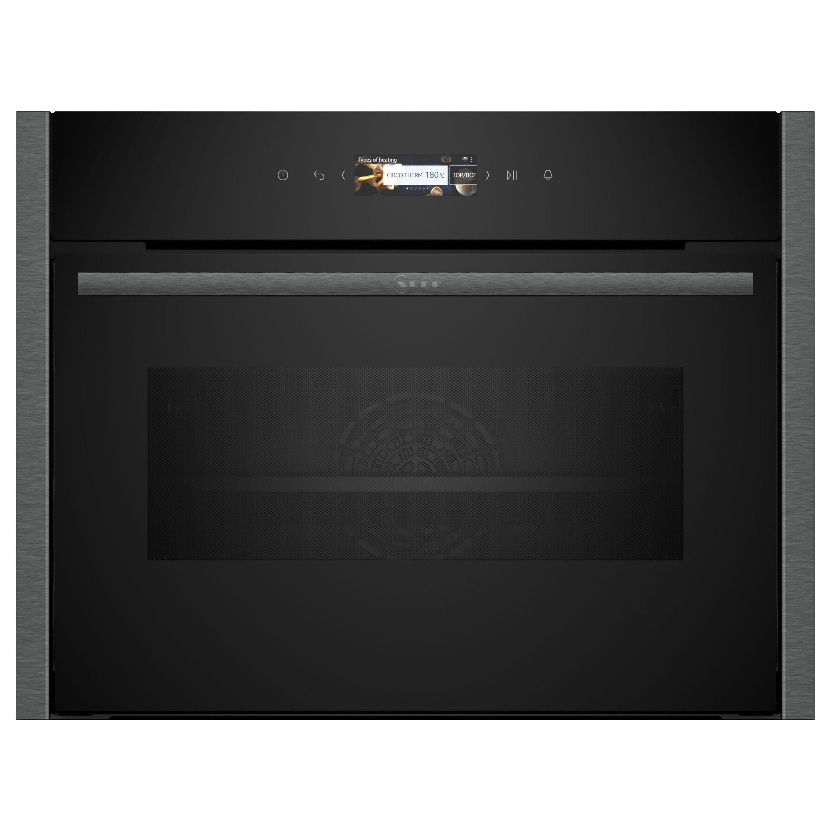 NEFF N70 C24MR21G0B BUILT-IN COMPACT OVEN WITH MICROWAVE - GRAPHITE GREY