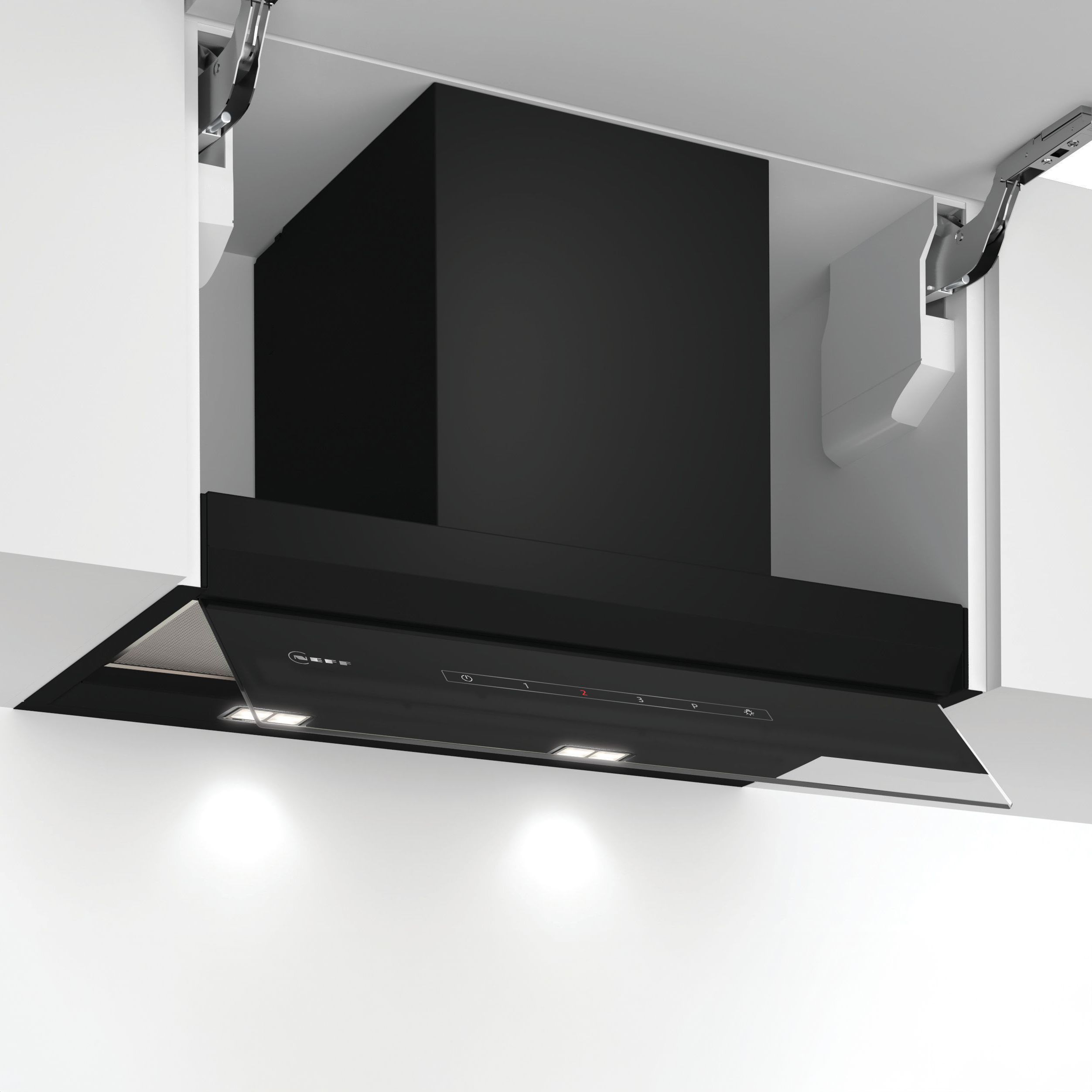 NEFF N70 D65XAM2S0B Metal & plastic Integrated Cooker hood (W)59.7cm ...