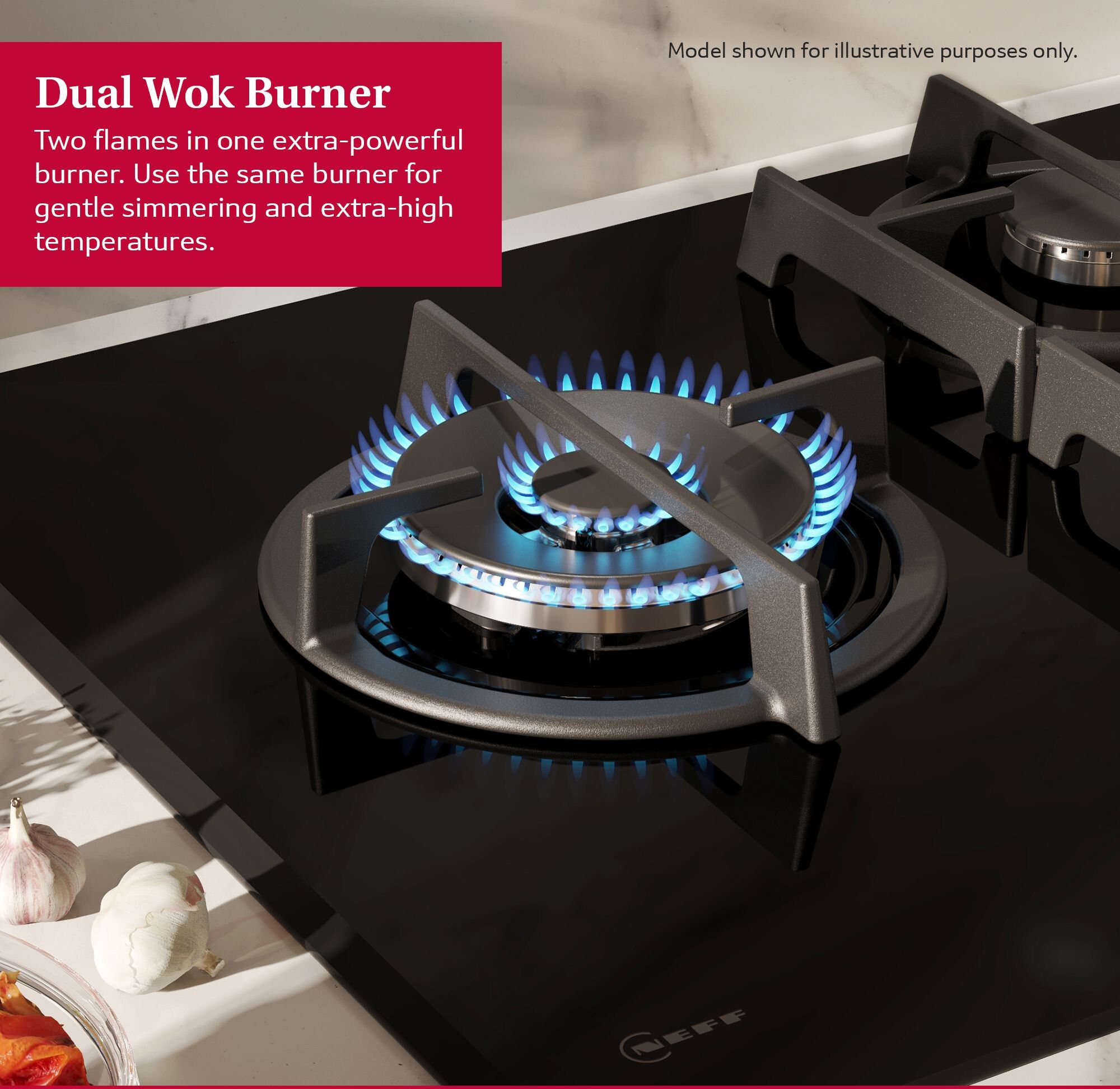 NEFF N70 T27PIQ4S0 75.2cm Gas & electric Hob - Black