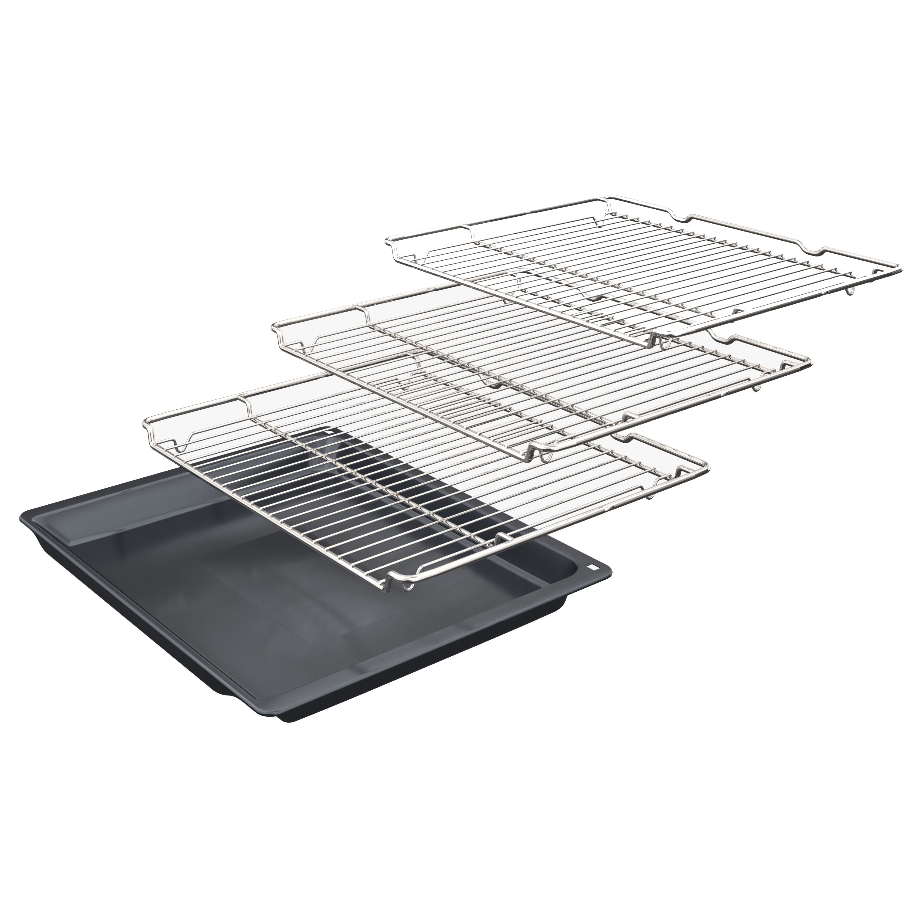 NEFF U1ACE2HN0B Built-in Electric Double oven - Black stainless steel ...