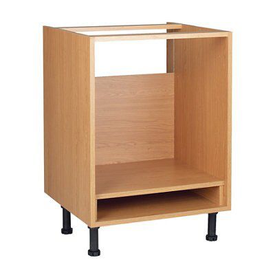 Neutral Oak effect Oven housing unit (W)600mm