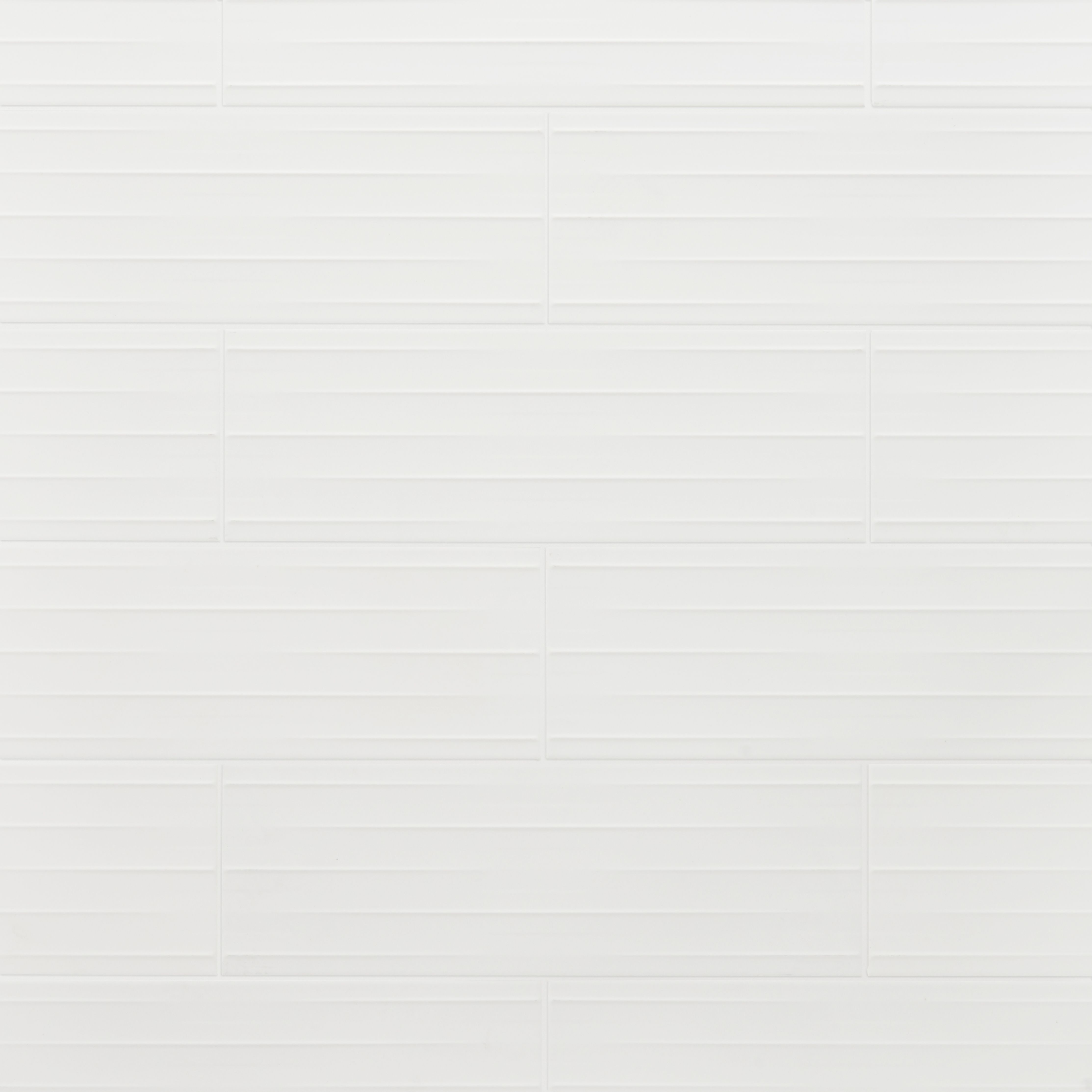 New wave White Matt Ceramic Wall Tile Sample
