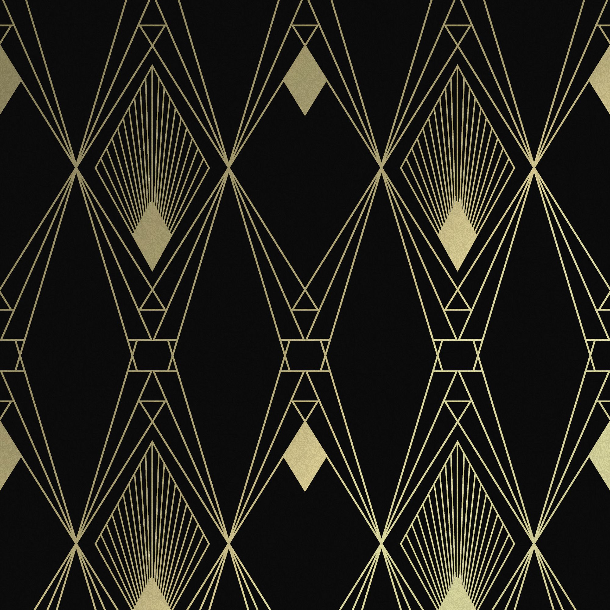 Next Deco geometric Black Metallic effect Smooth Wallpaper Sample | DIY ...