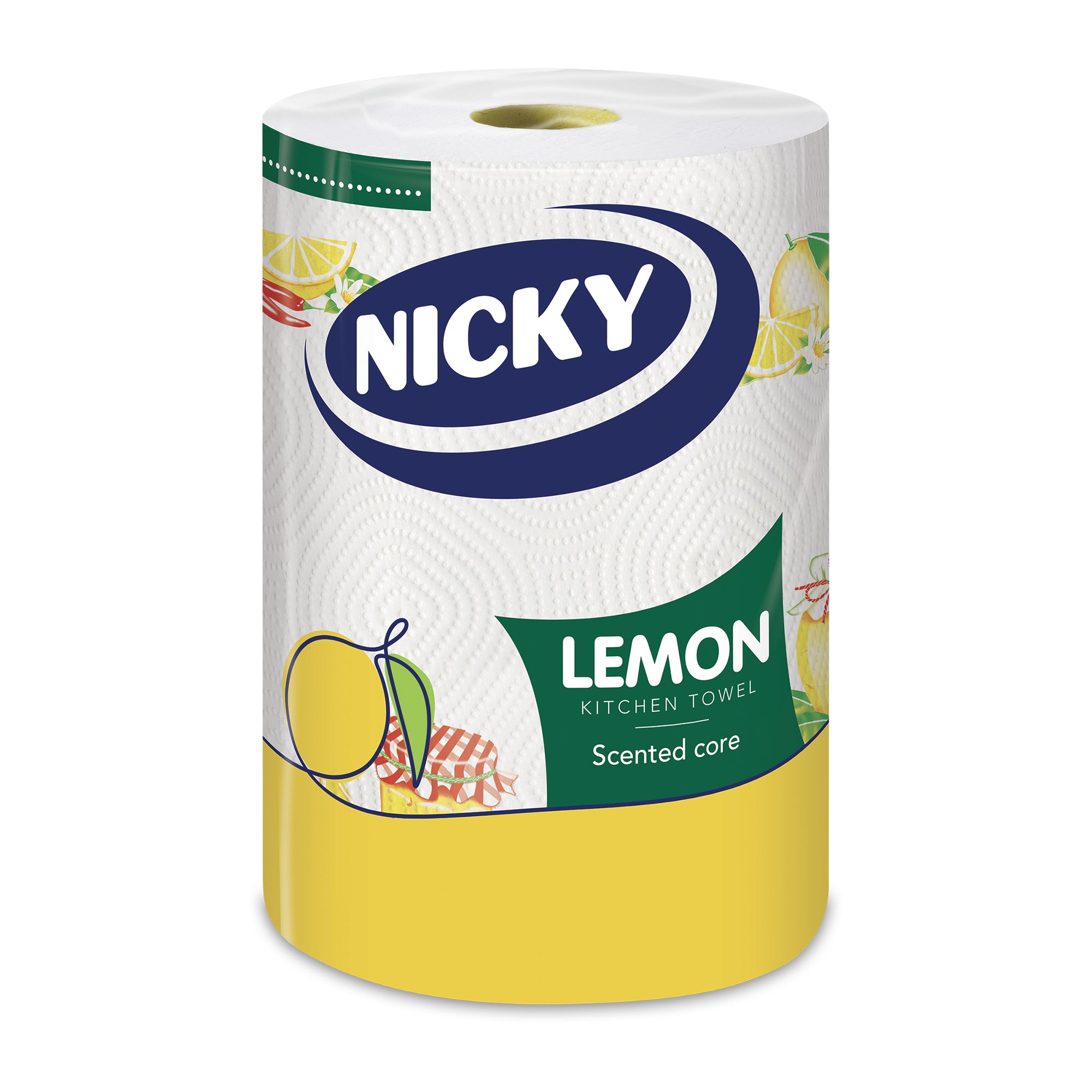 Nicky Lemon Kitchen White Paper roll