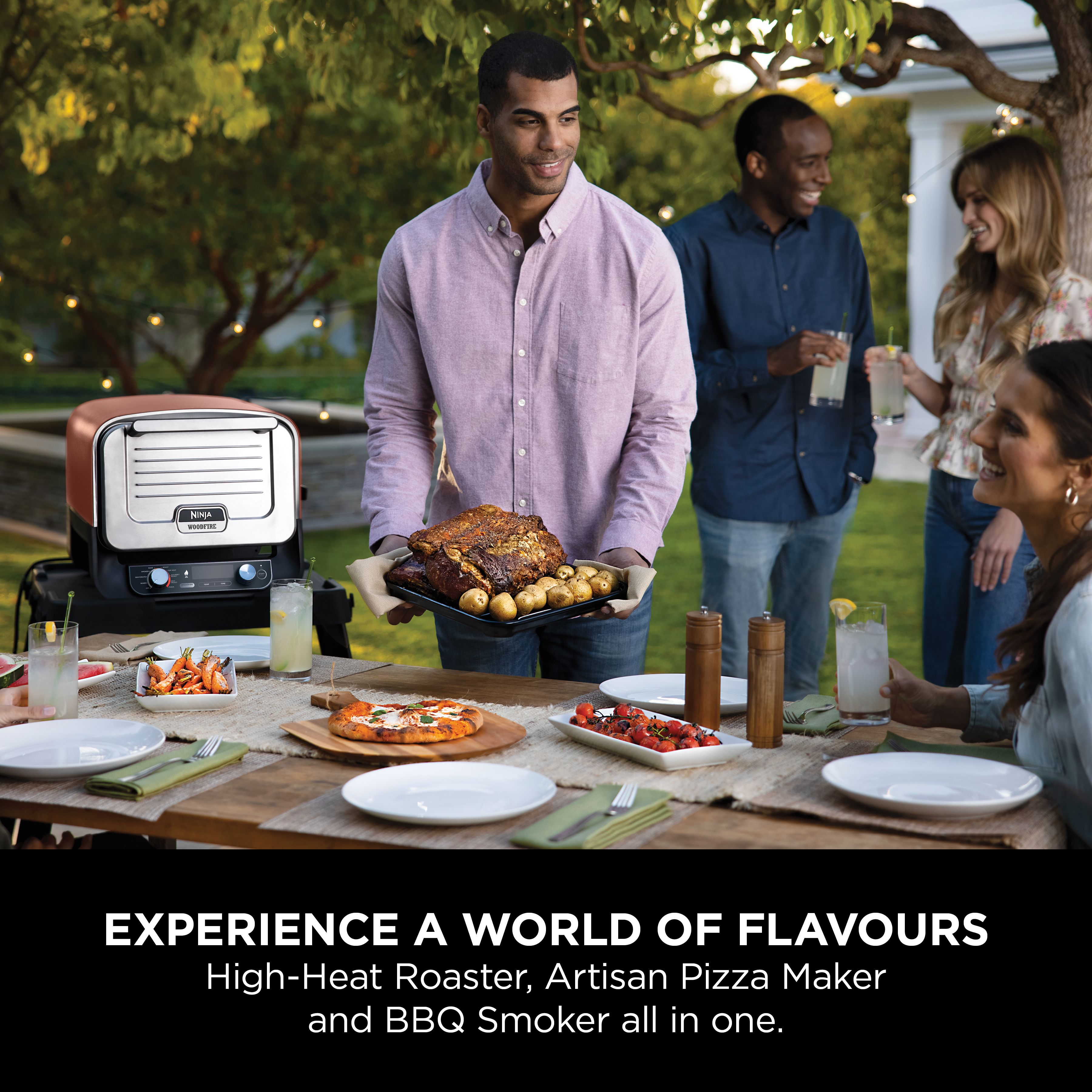 Ninja Woodfire Electric Outdoor oven, smoker & pizza maker OO101UK