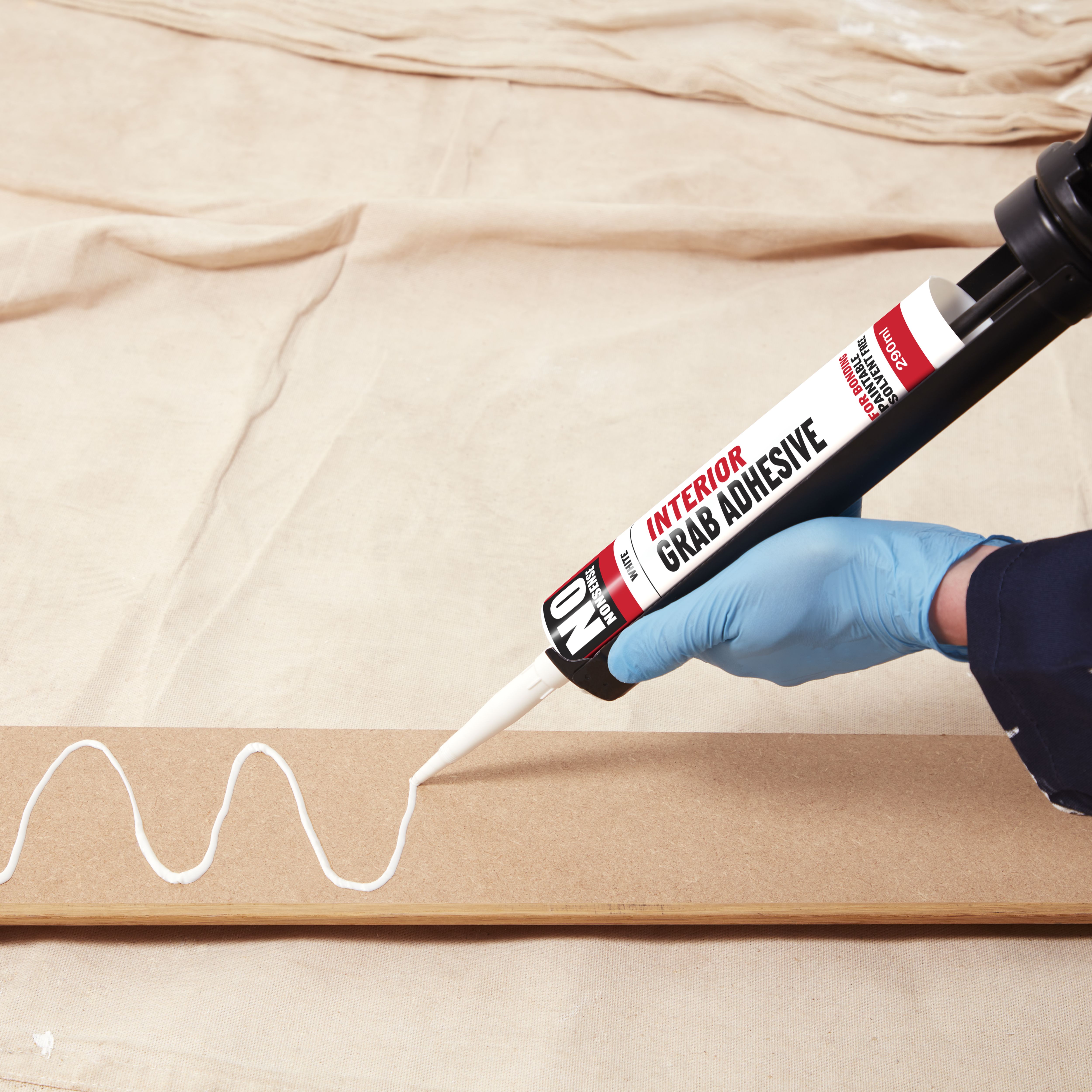 No Nonsense Acrylic White Grab adhesive 290ml