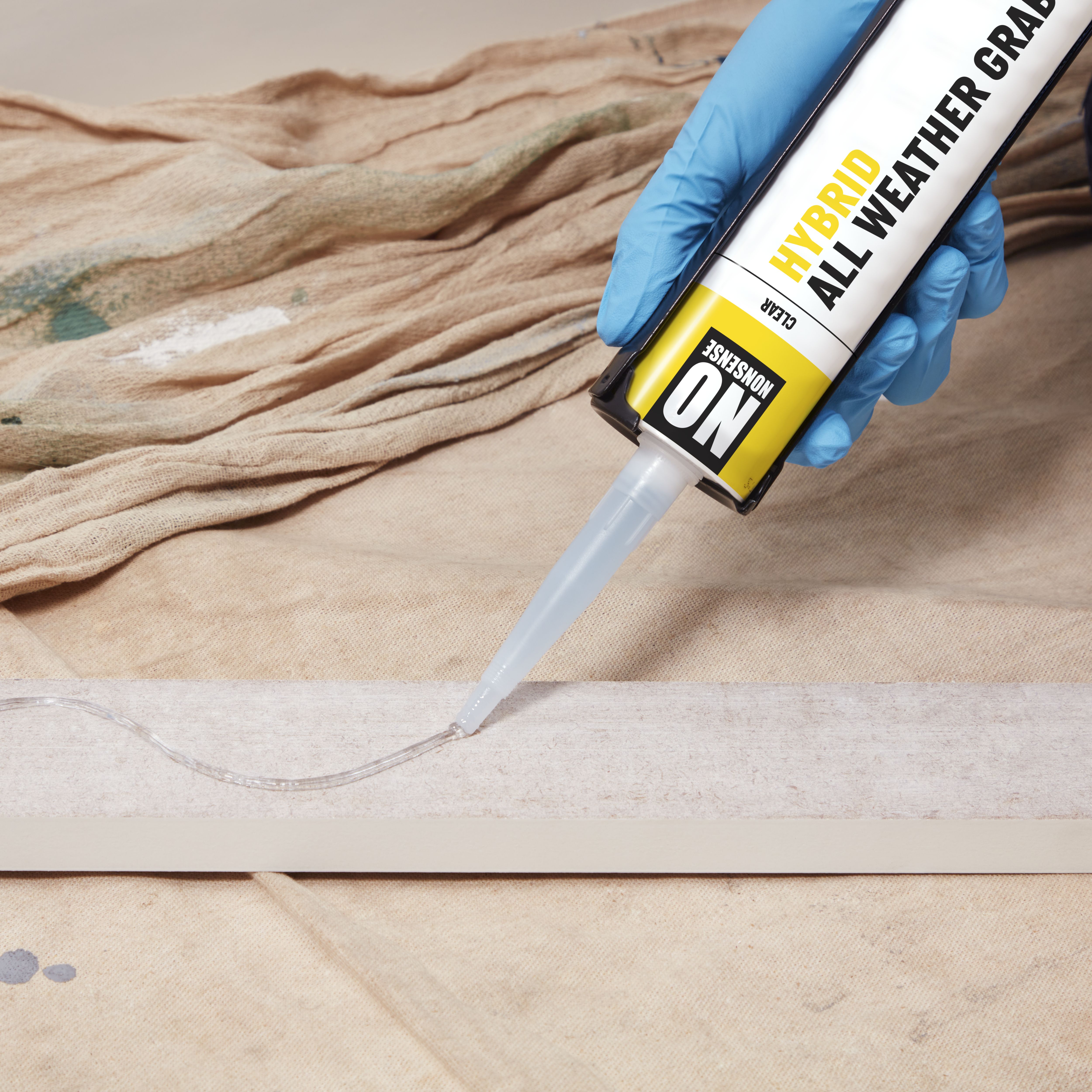 No Nonsense Hybrid Transparent Grab adhesive 290ml