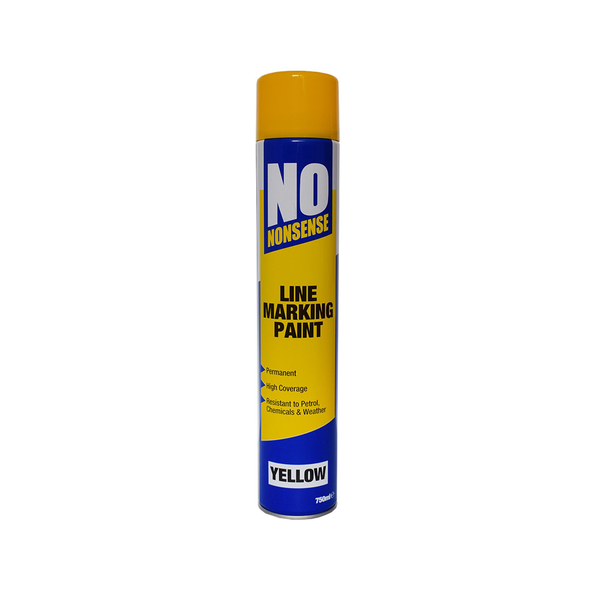 No Nonsense Yellow Line-marking Spray paint, 750ml