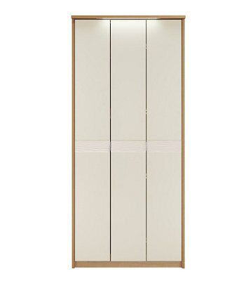 Buy Noah Mussel oak effect Triple Wardrobe (H)2120mm (W)950mm (D)550mm ...