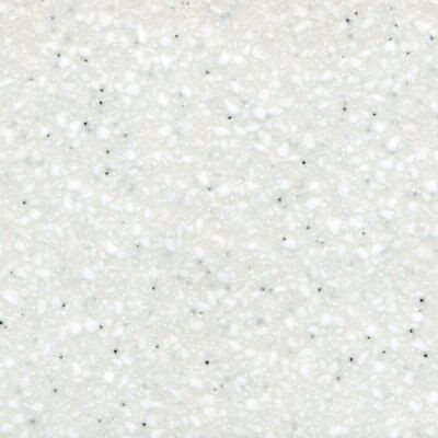 Nordic Grey & white Stone effect Earthstone Worktop with sink & drainer ...