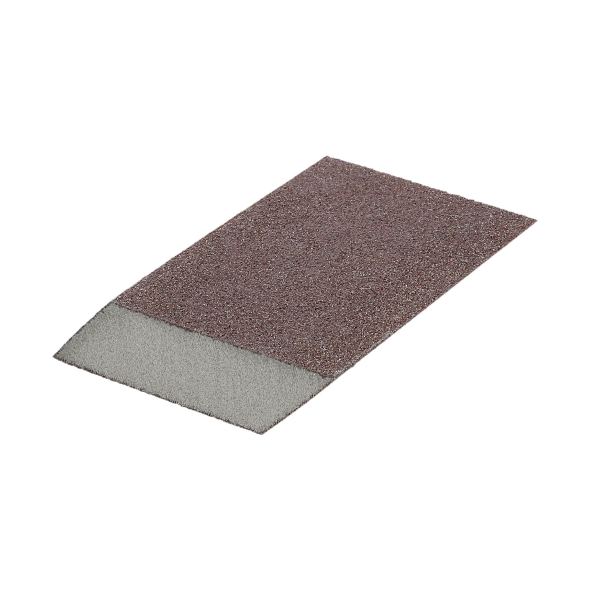 Norton Fine/medium Dual-angled sanding sponge (L)125mm (W)75mm, 33g