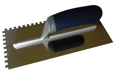 Notched Trowel (W)120mm/ | DIY at B&Q