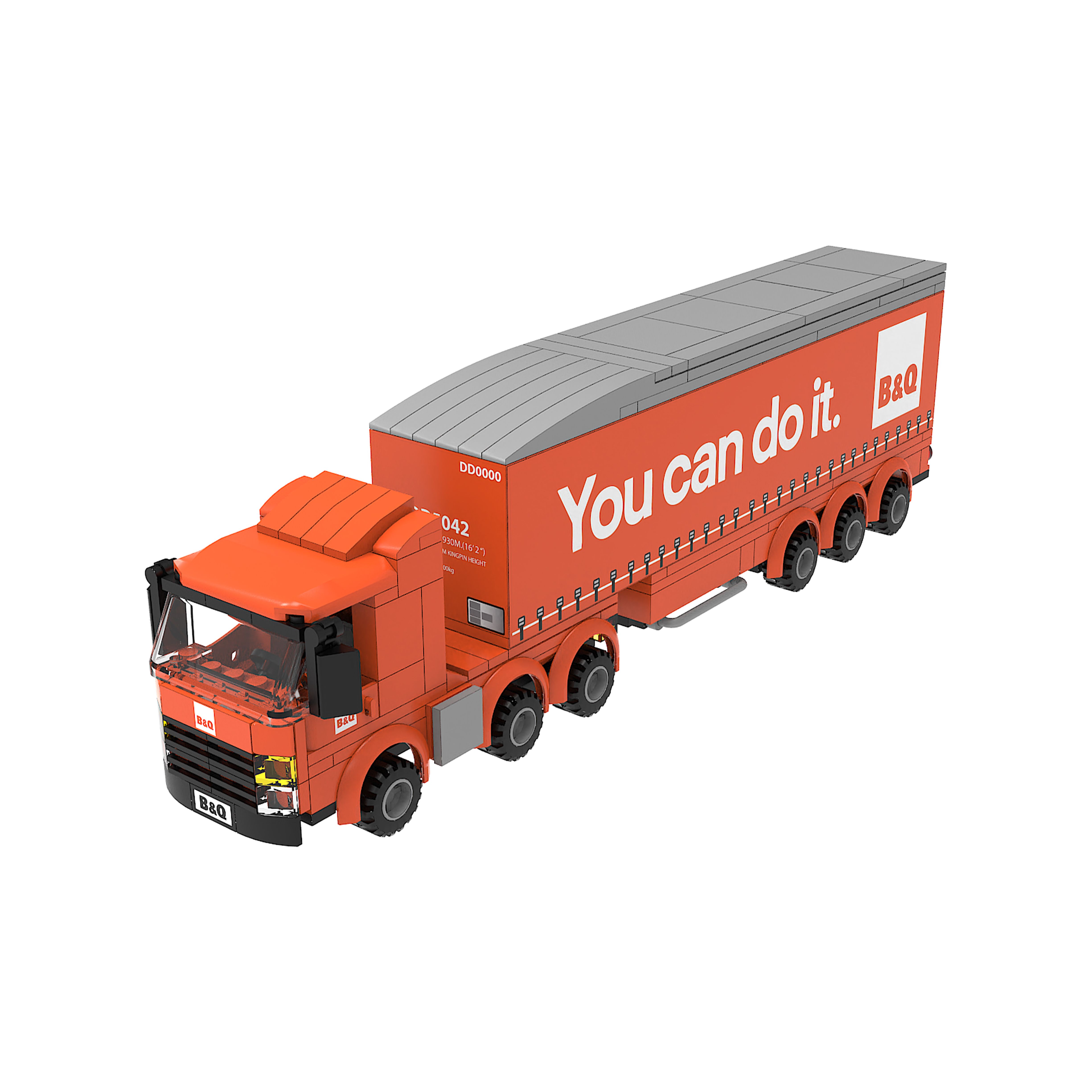NovaBrix B&Q Lorry Brick set (246 piece)