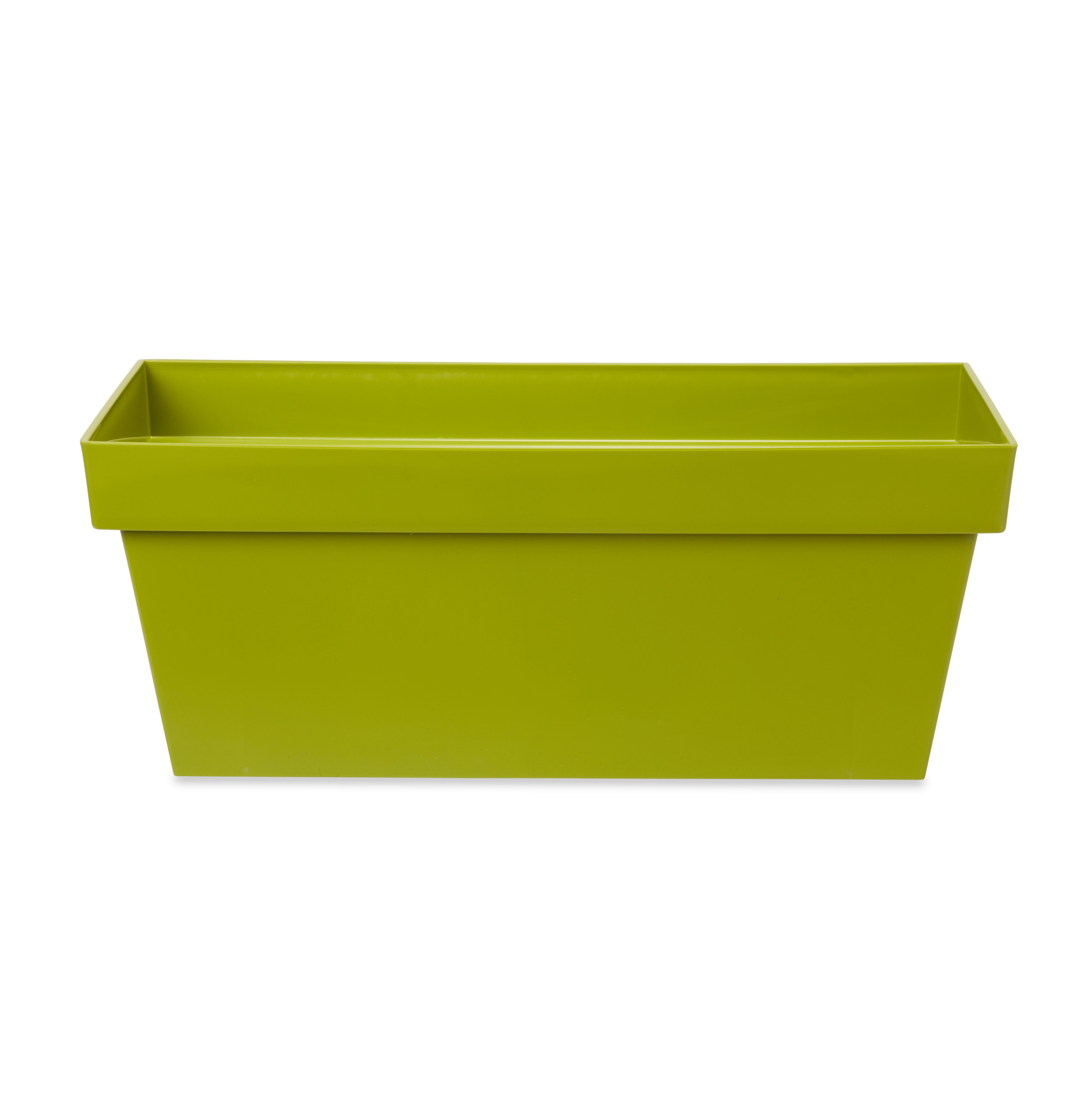 Nurgul Green Plastic Rectangular Trough 57.8cm | DIY at B&Q