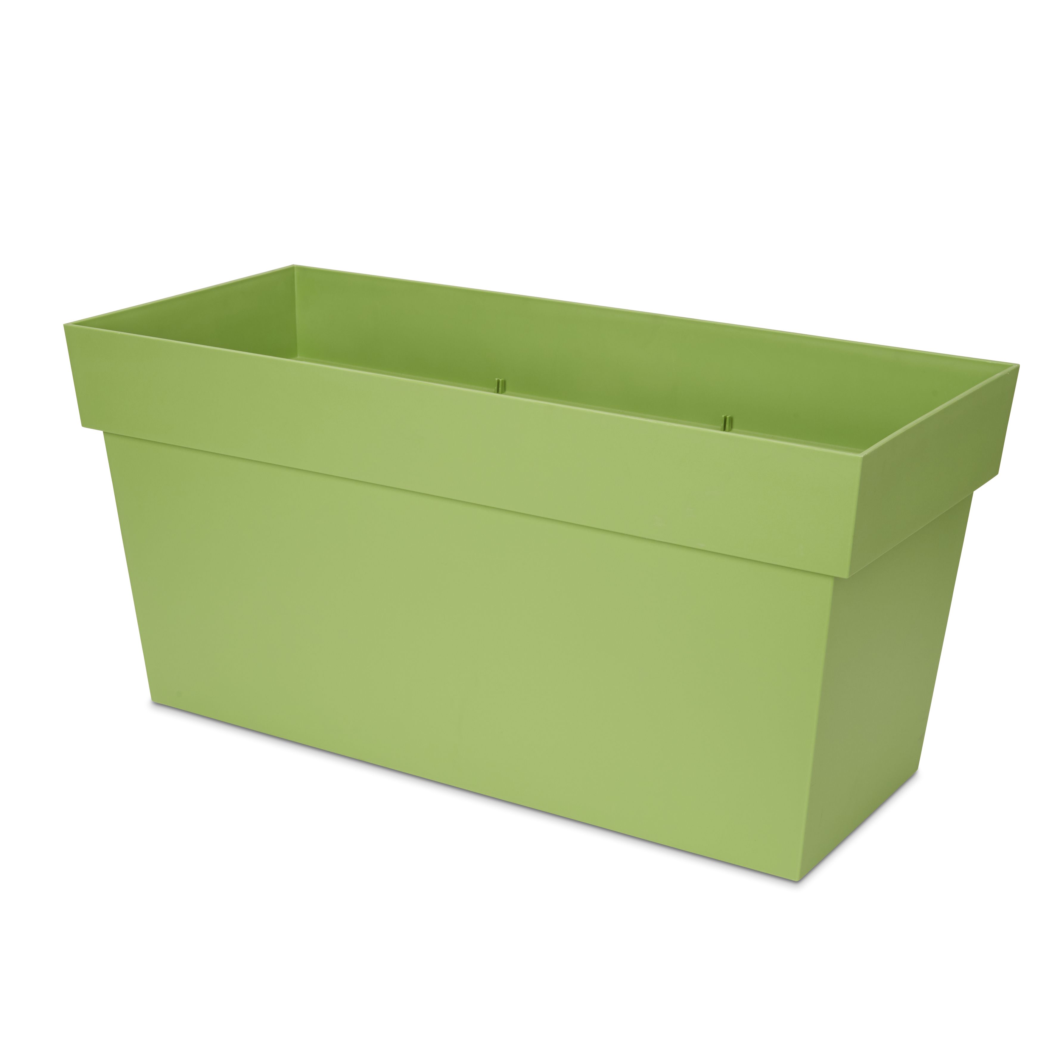 Nurgul Green Plastic Rectangular Trough 80cm | DIY at B&Q