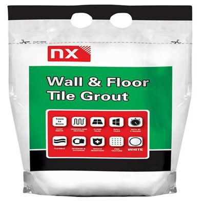NX Ready mixed White Tile Grout, 5kg