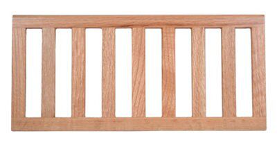 Oak effect Slatted shelf (L)471mm (D)216mm | DIY at B&Q